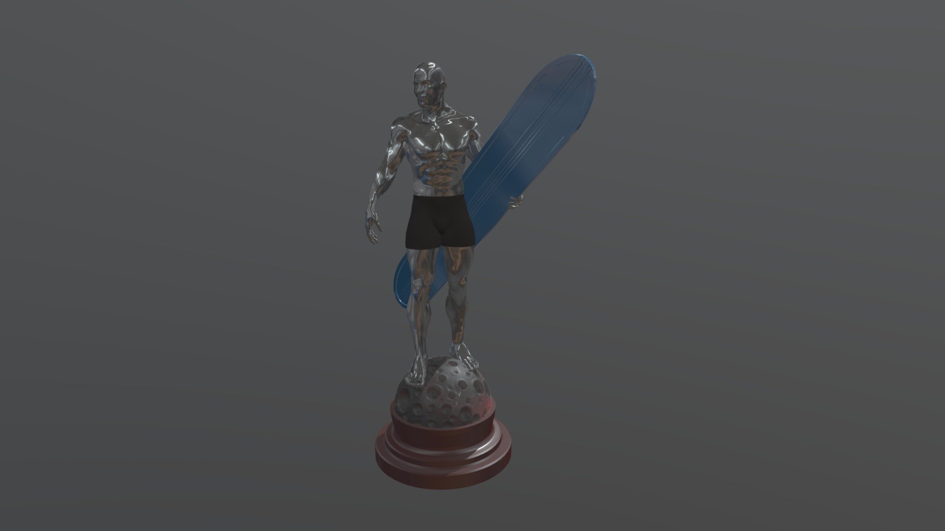 Silver Surfer - 3D model by 3ds_max (@ILGAMA-LUX) [7c4ee33] - Sketchfab
