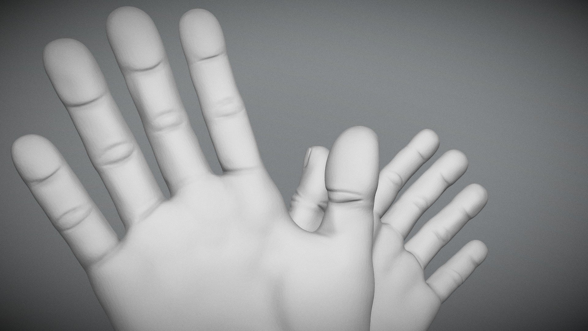 Hand 3d print - 3D model by Mikle (@cgamit786) [7c519fa] - Sketchfab