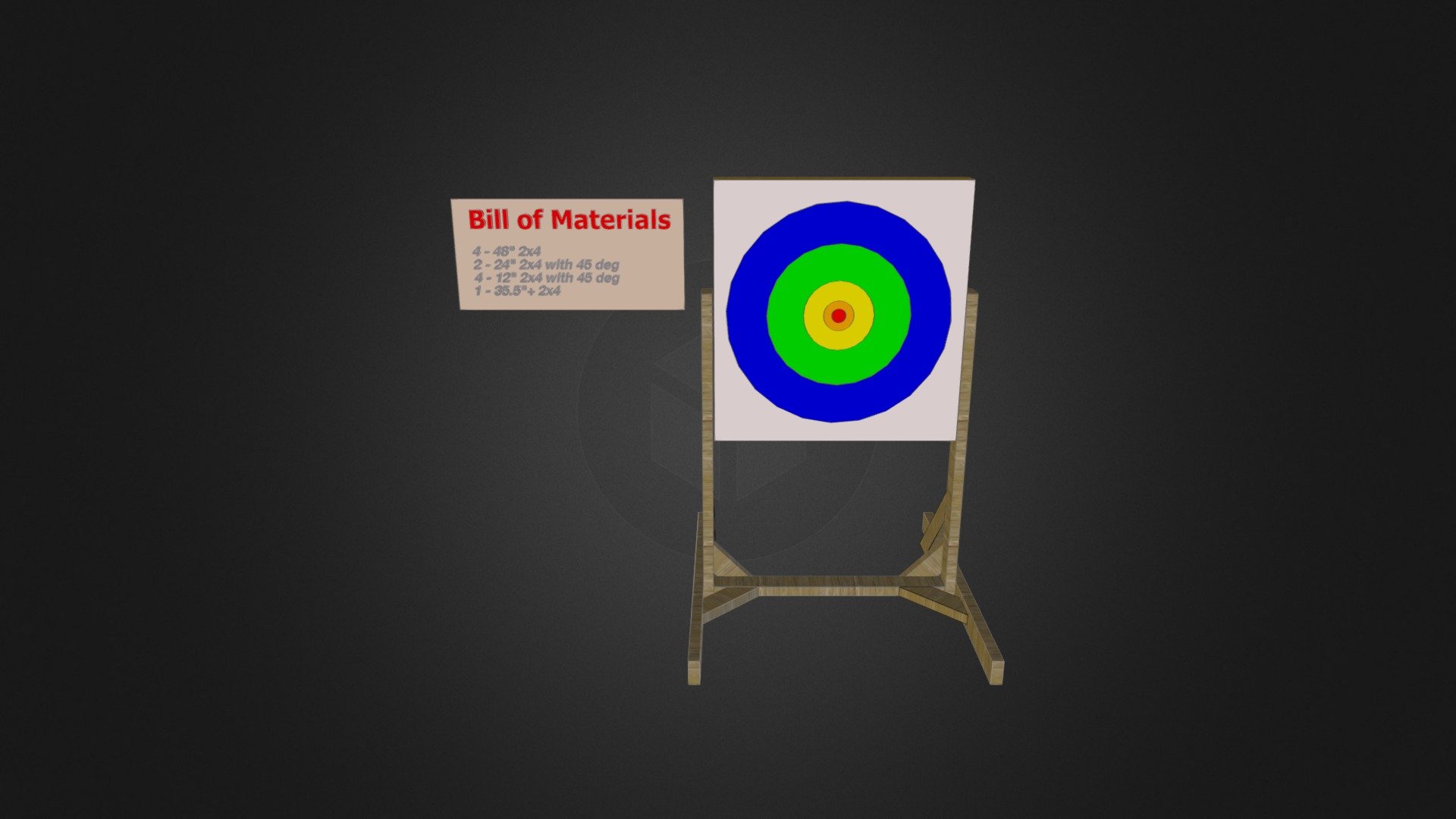 Target Frame - 3D model by mrprevost [7c51a3b] - Sketchfab