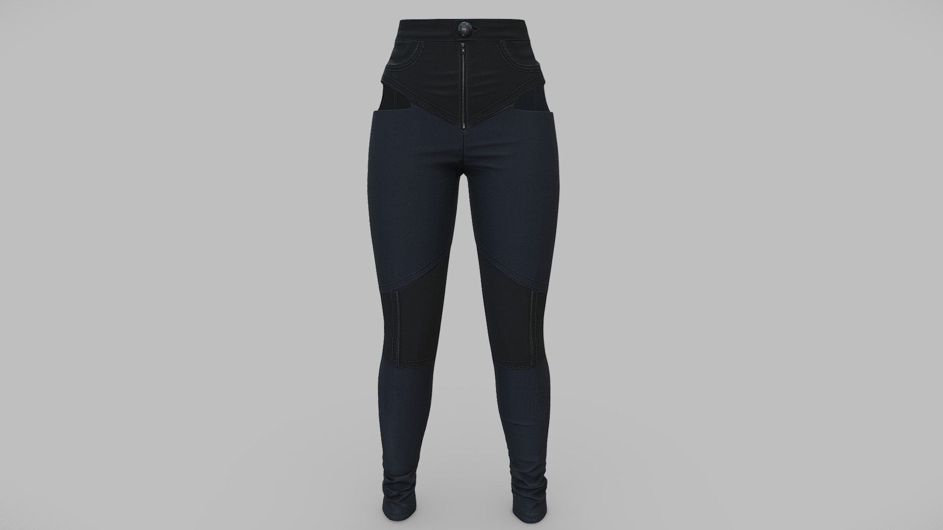 Female Hips Cutout Jeans - Buy Royalty Free 3D model by 3dia [7c52718 ...