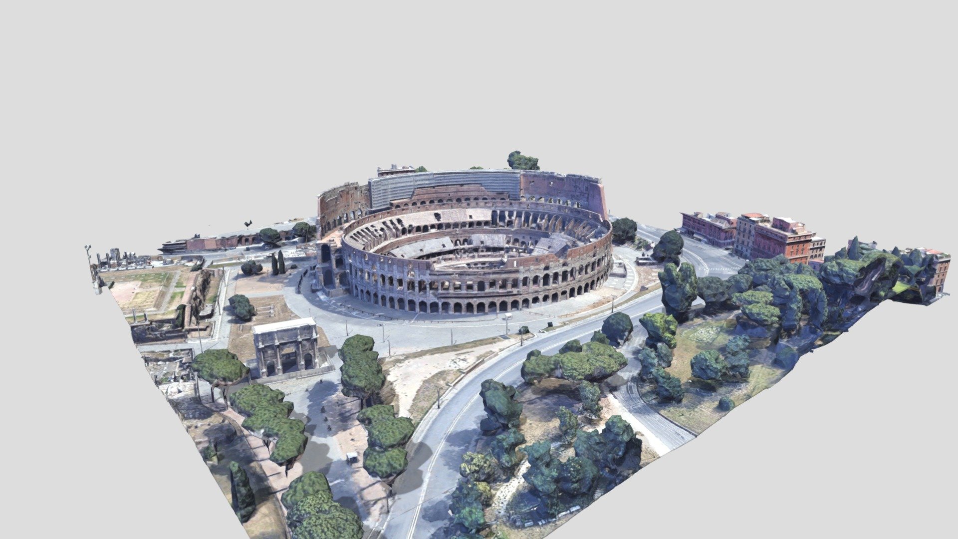 Anfiteatro Flavio - 3D model by laura.catania [7c53116] - Sketchfab