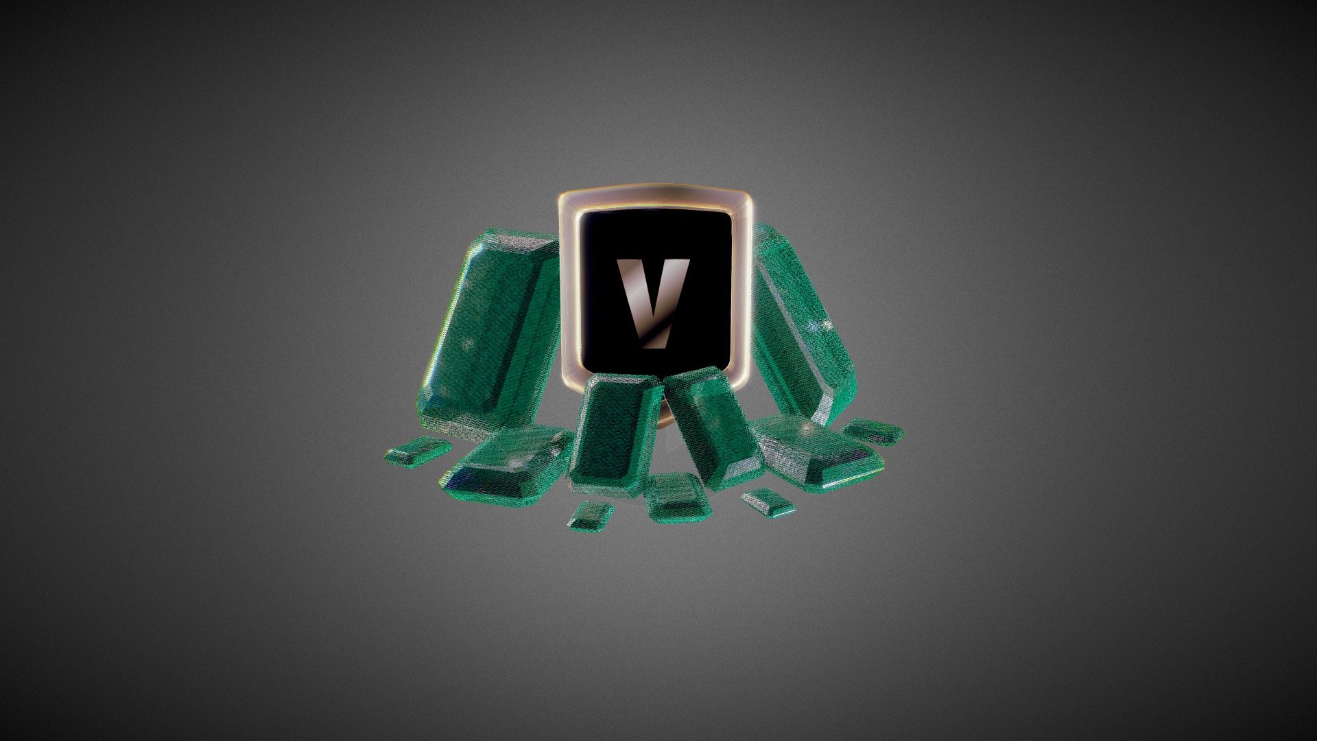 emerald - 3D model by pszulik [7c538bb] - Sketchfab