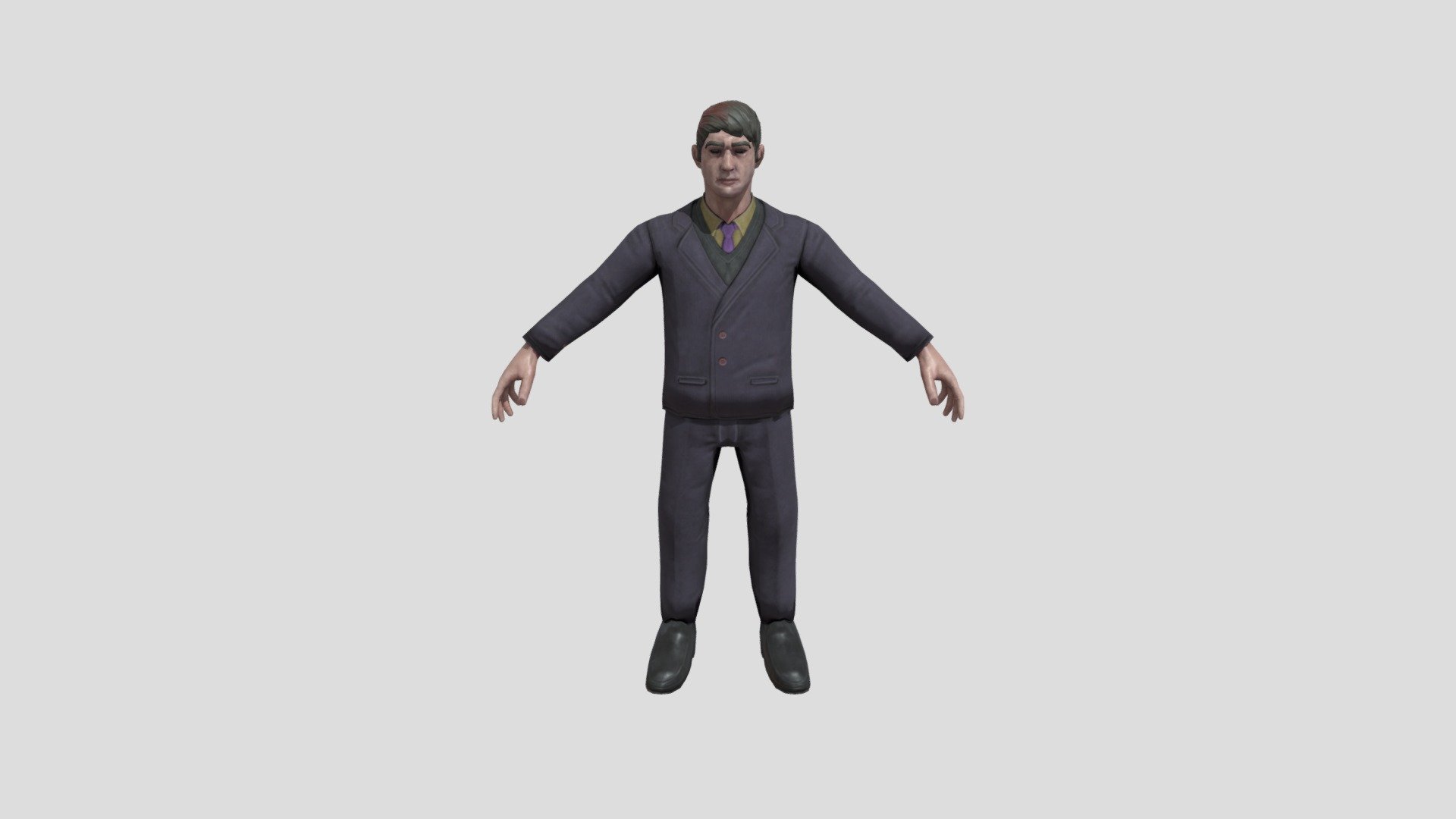 Horror man character - 3D model by brflorez [7c56de6] - Sketchfab