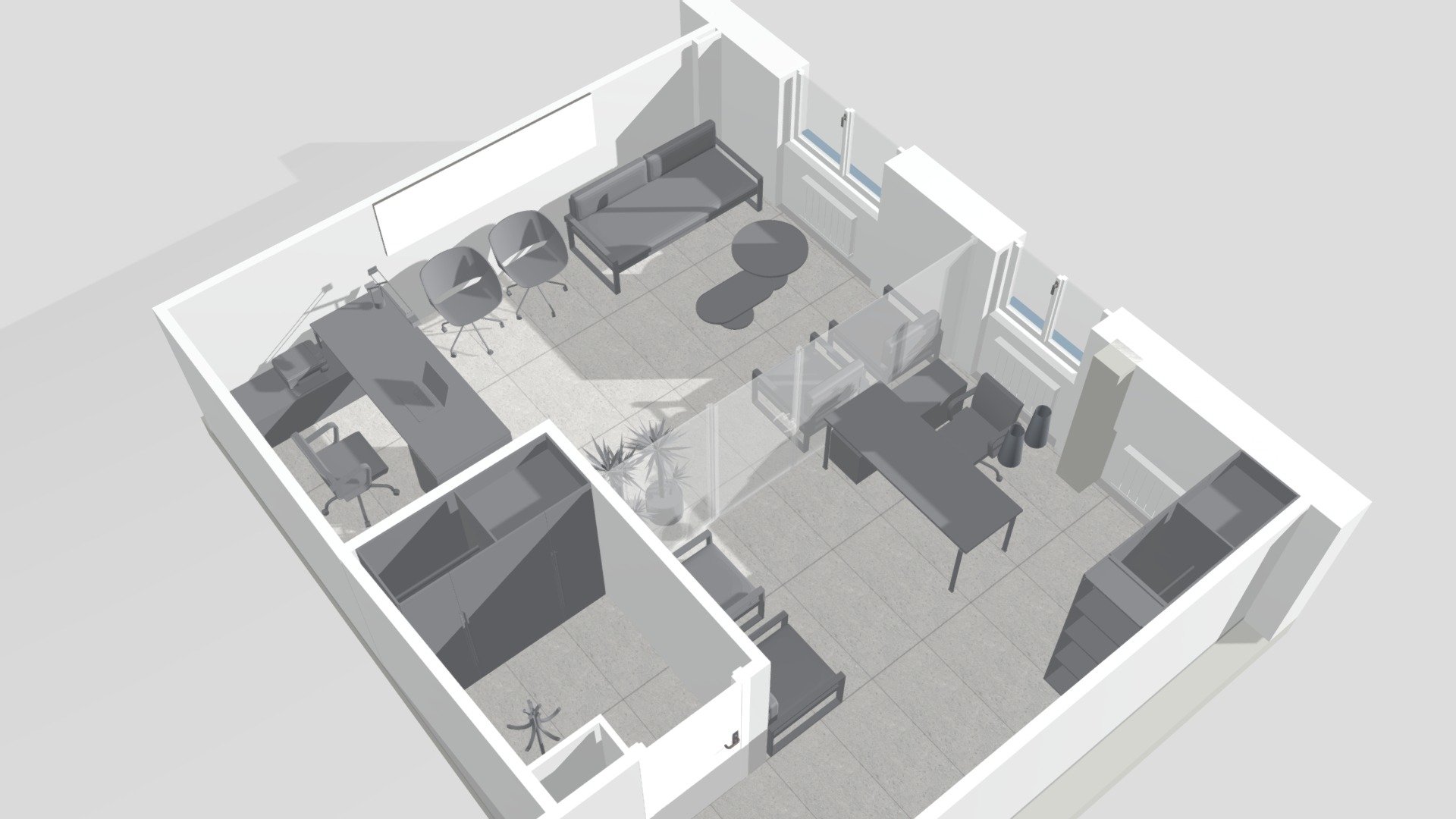 22-0201___OFFICE - 3D model by angelovskiy.a [7c572e6] - Sketchfab