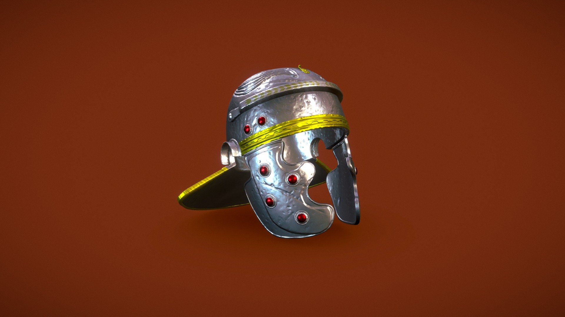 Sculpted Roman Helmet - 3D model by DonaldCareme [7c58f67] - Sketchfab