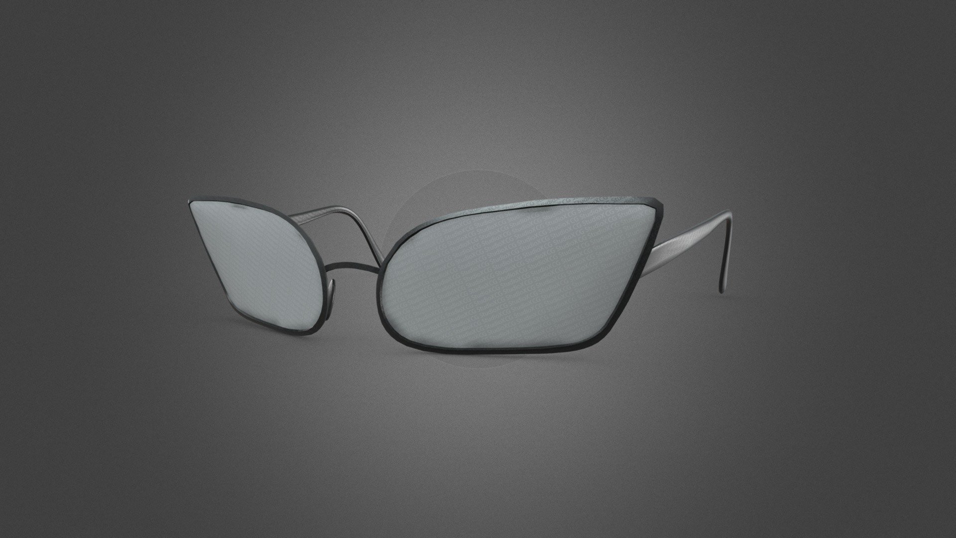 Stylized White Glasses Style 3 - Buy Royalty Free 3D model by CG ...