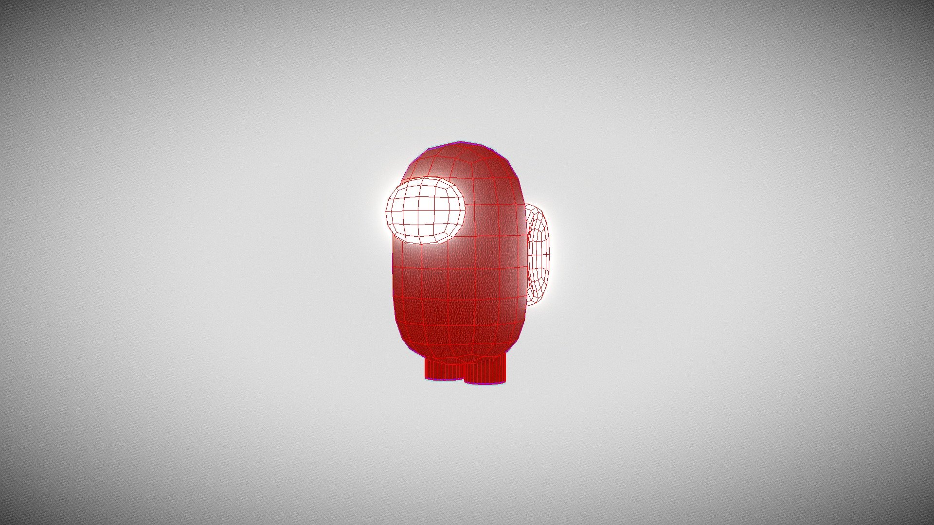 Among Us Red - 3D model by srush_14 [7c5b276] - Sketchfab