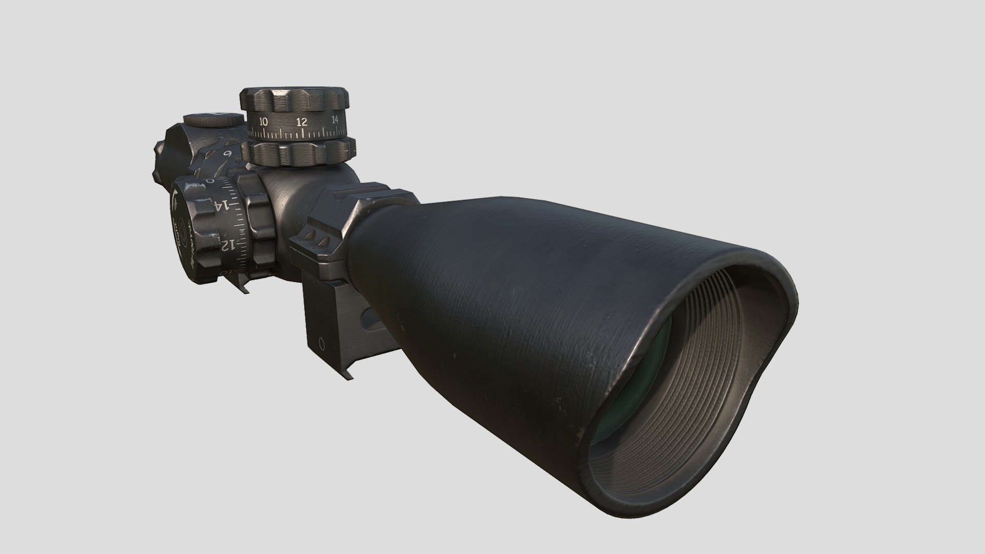 Sniper scope - Download Free 3D model by Arbuzz747 [7c5b53c] - Sketchfab