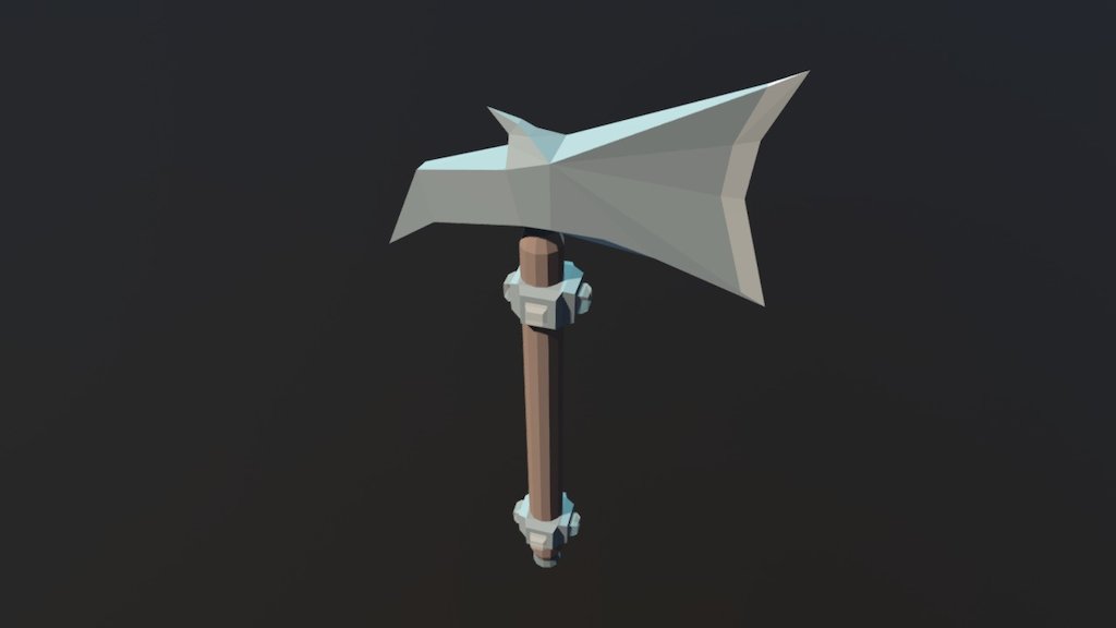 Low Poly Axe - Download Free 3D model by Aaron XR Dev (@AaronXRdev ...