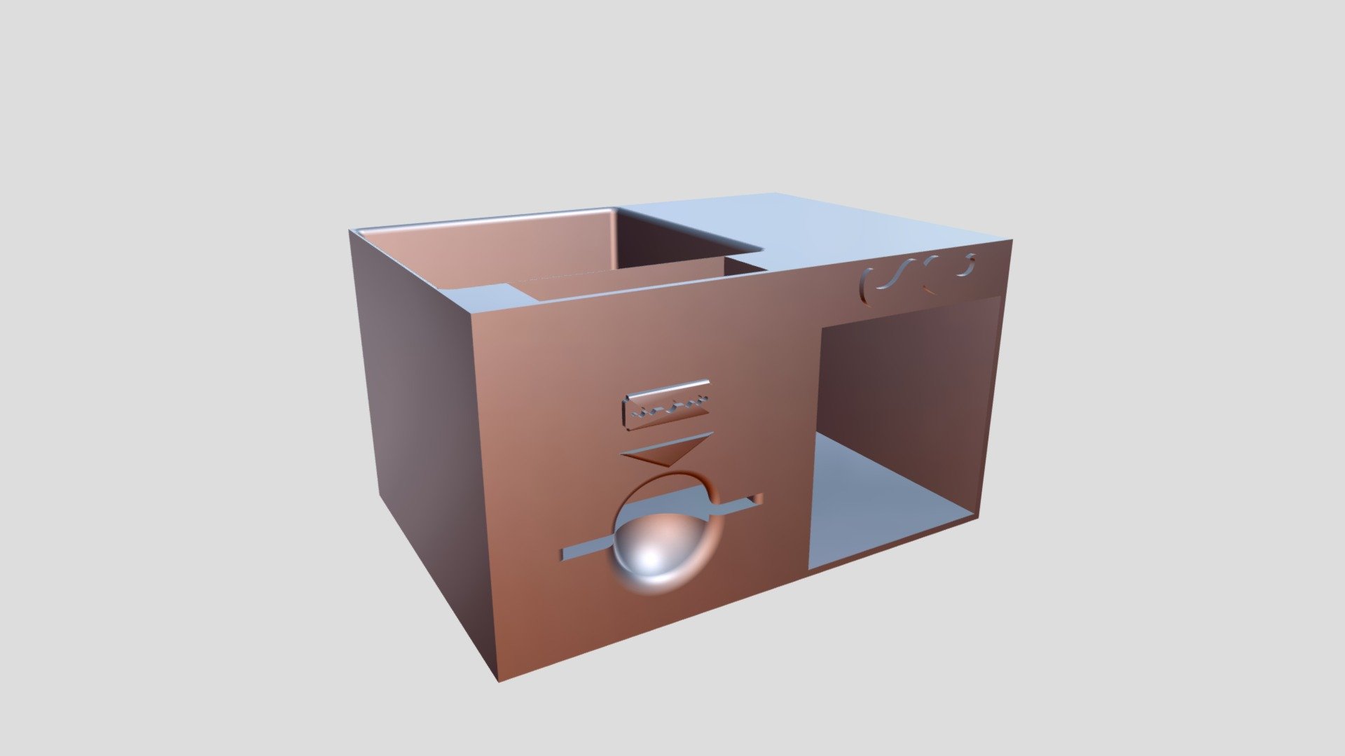 Barber Razor Organizer - 3D model by MaxGyverrr [7c5c954] - Sketchfab