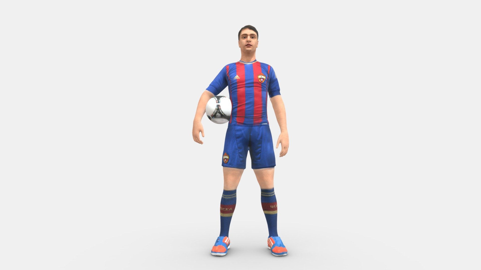 Football Player 0510 - Buy Royalty Free 3D model by 3DFarm [7c5cae1 ...