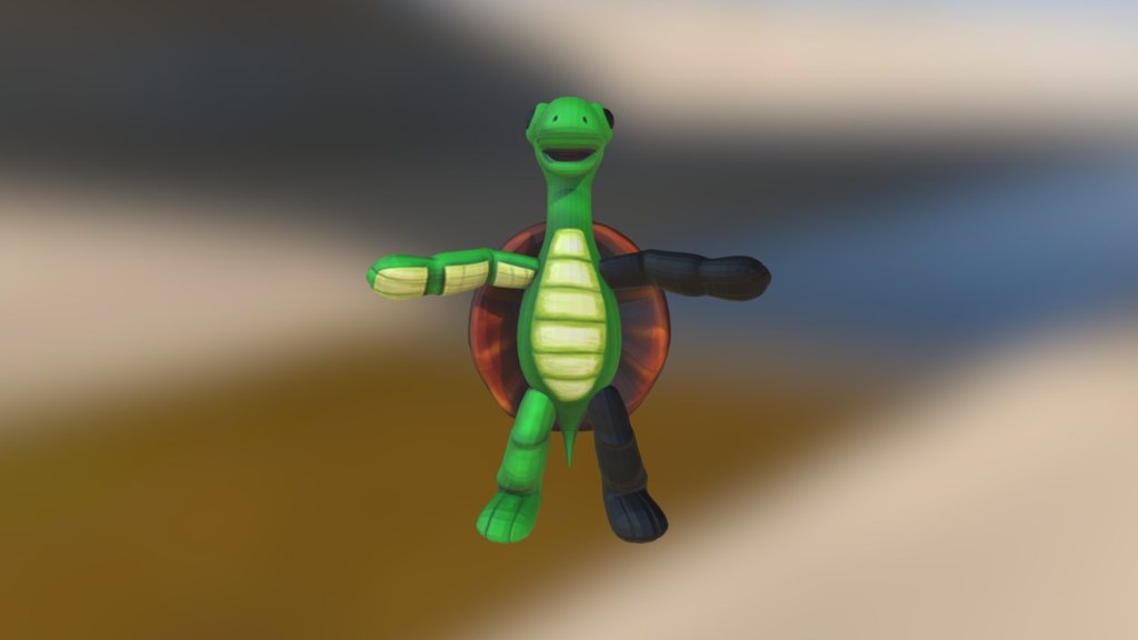 Turtle Texture Study - 3D model by Abrar Ahmed Faiz (@abrarahmedfaiz ...
