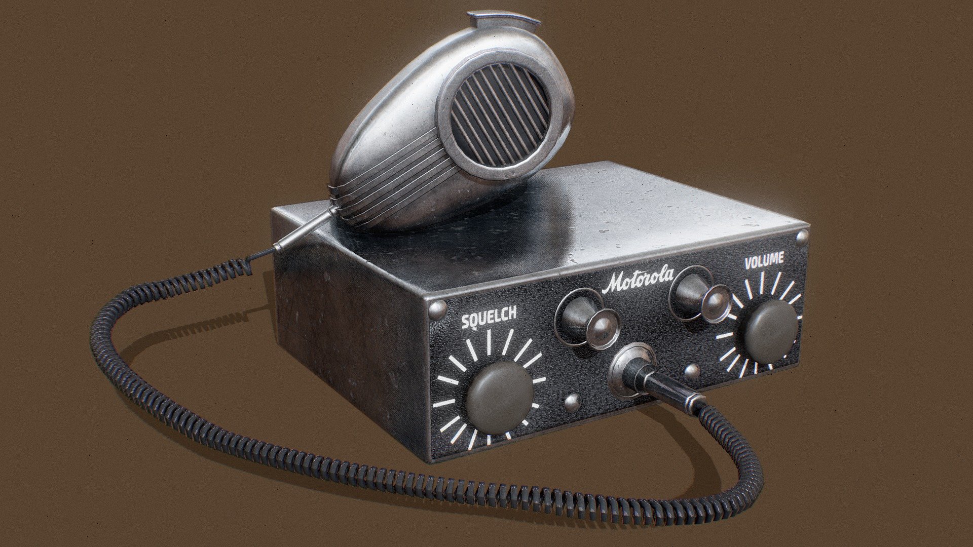 1940s Motorola police radio - Download Free 3D model by Libau Media ...