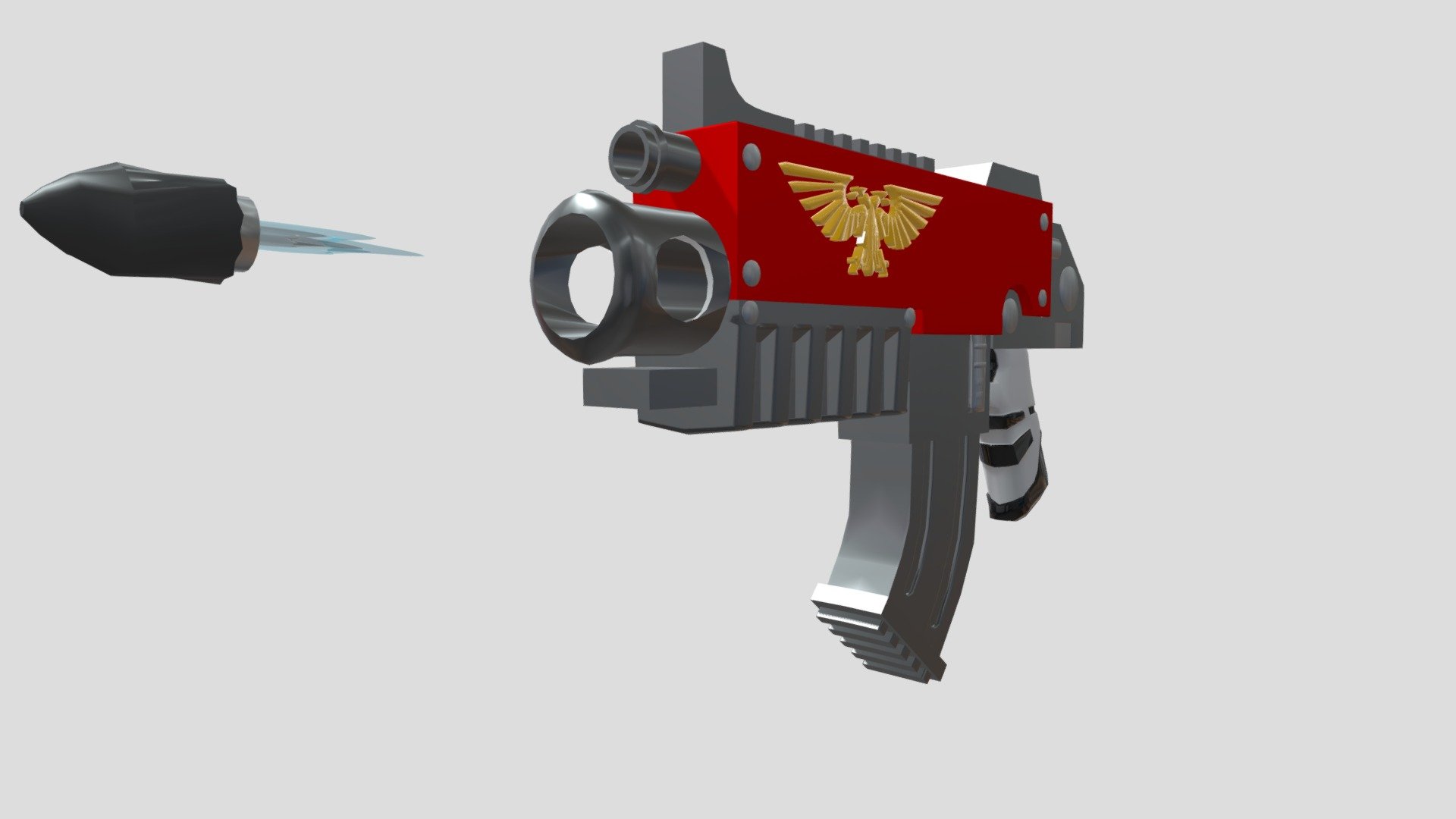 Bolter rifle from Warhammer 40k - Download Free 3D model by White_Wing ...
