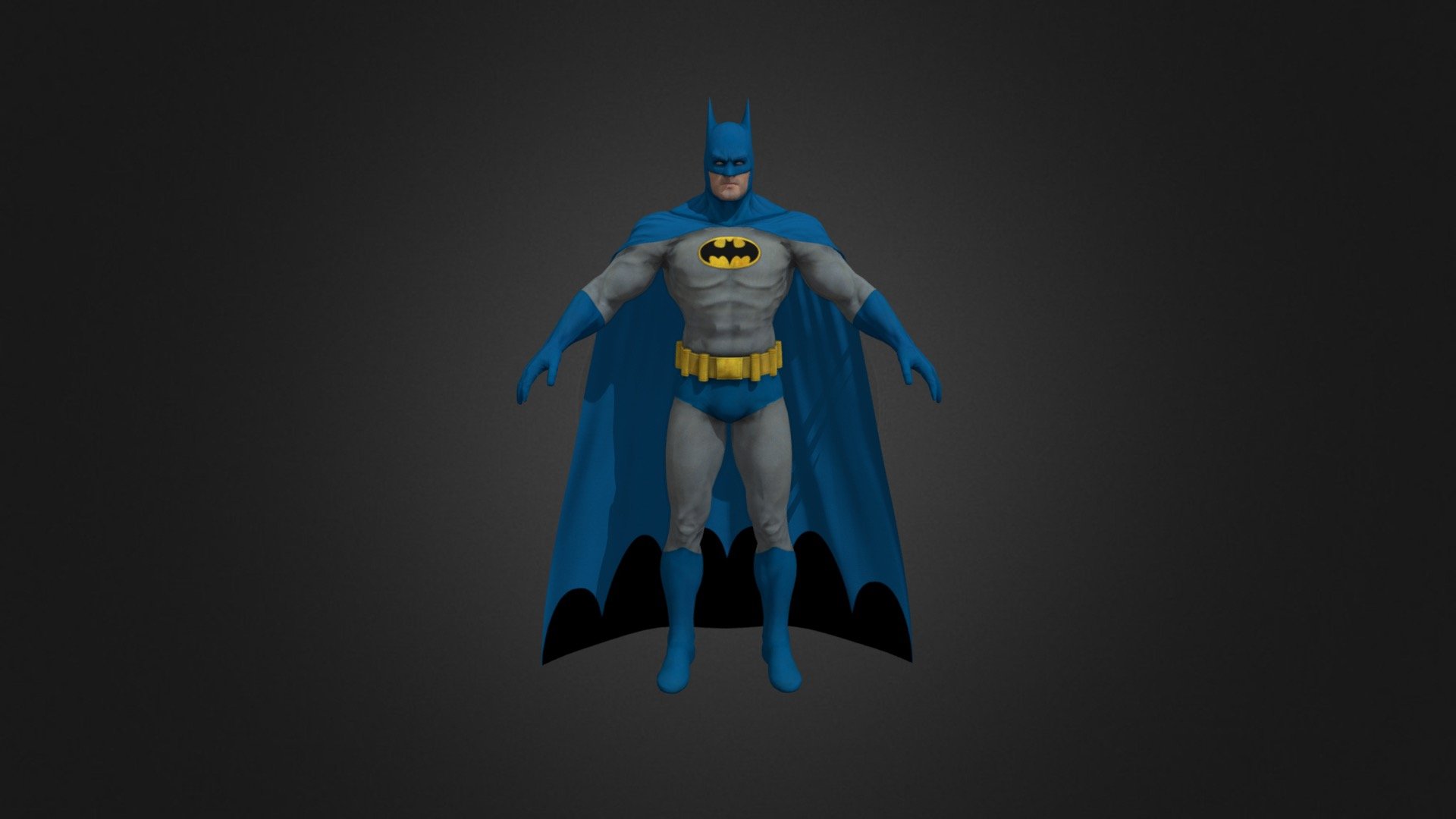 Batman_Arkham_City_Batman_70s - 3D model by 3d moleds ...