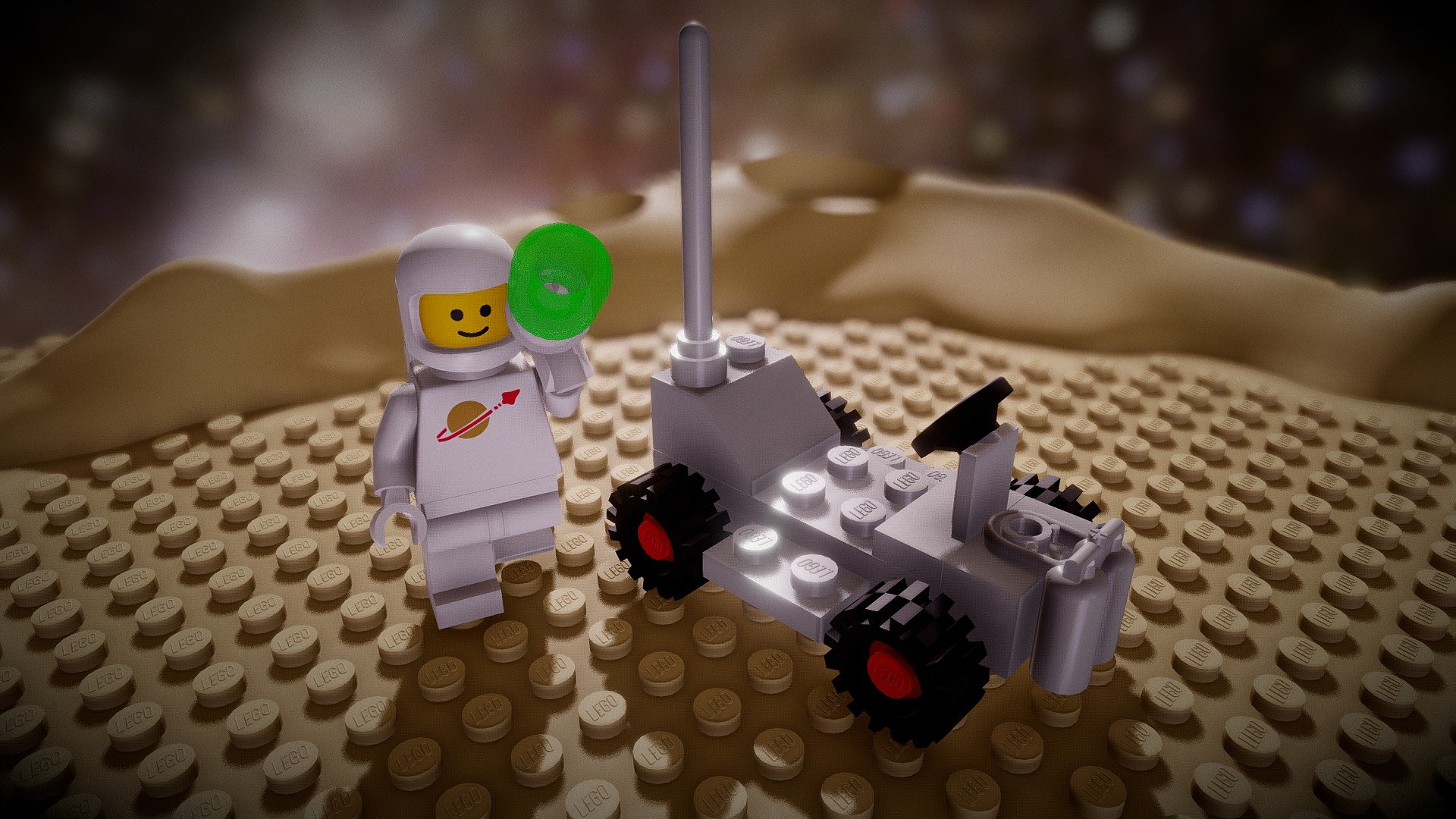 LEGO 886 - Space Buggy - 1979 - Download Free 3D model by HansWurschd ...