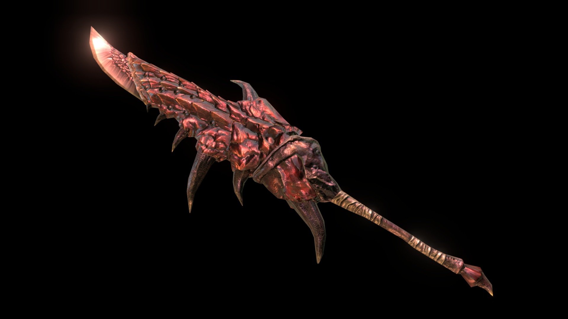 Living Mandible Blade - 3D model by BOSi Art Studios (@bosiusa ...