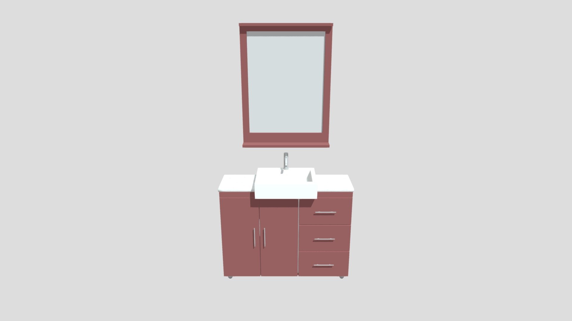 Vanity - Download Free 3D model by 1-3D.com [7c626e6] - Sketchfab
