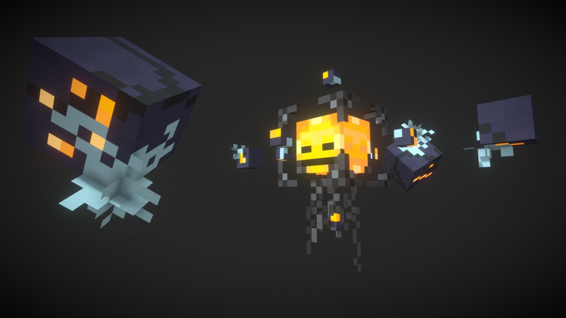 MC custom mob - Golin - 3D model by Parelaxel [7c62edd] - Sketchfab