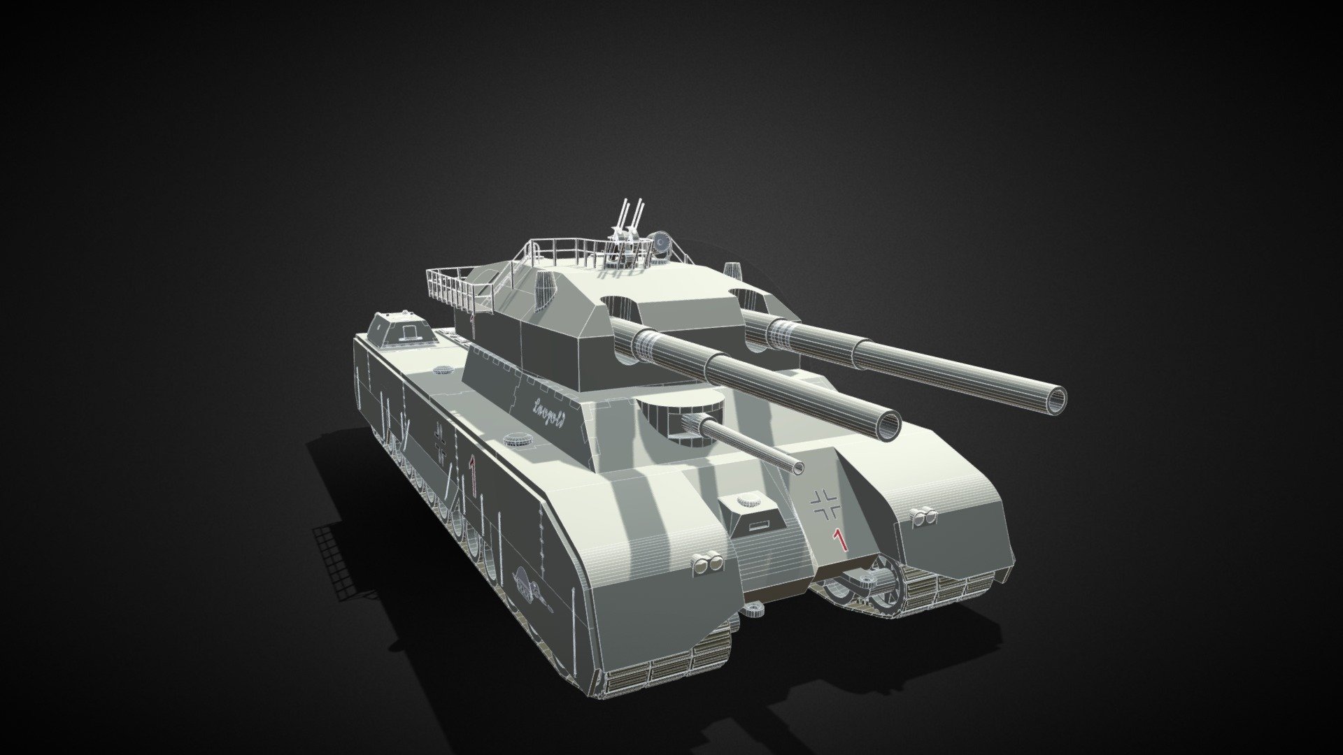 P1000 ratte - Download Free 3D model by Herdyn (@Tomrs) [7c635c0 ...