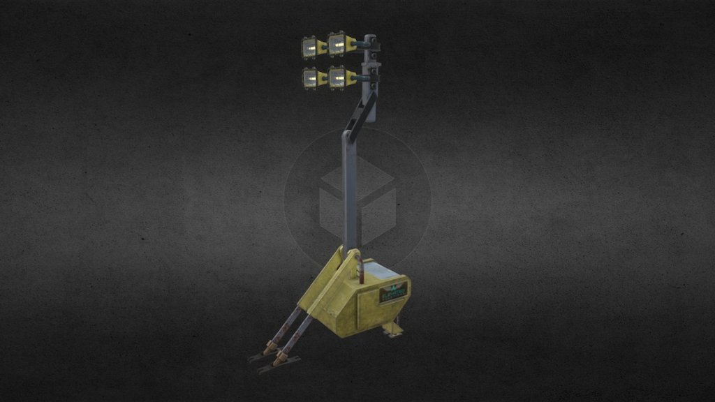 Construction Lamp - 3D model by Stefan Vermeulen (@stevenverx) [7c649ca ...