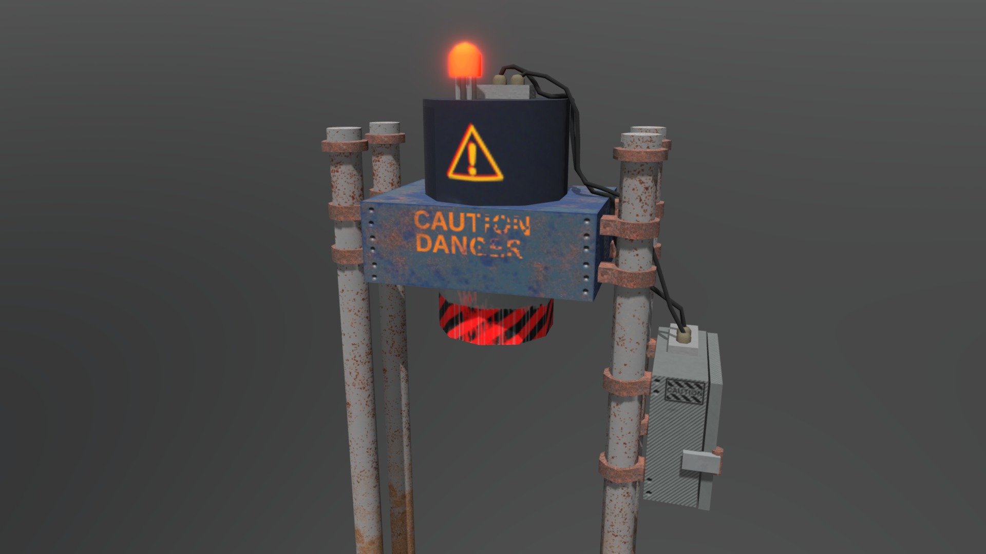 Hydraulic Press - 3D model by thedudxo [7c64bc8] - Sketchfab