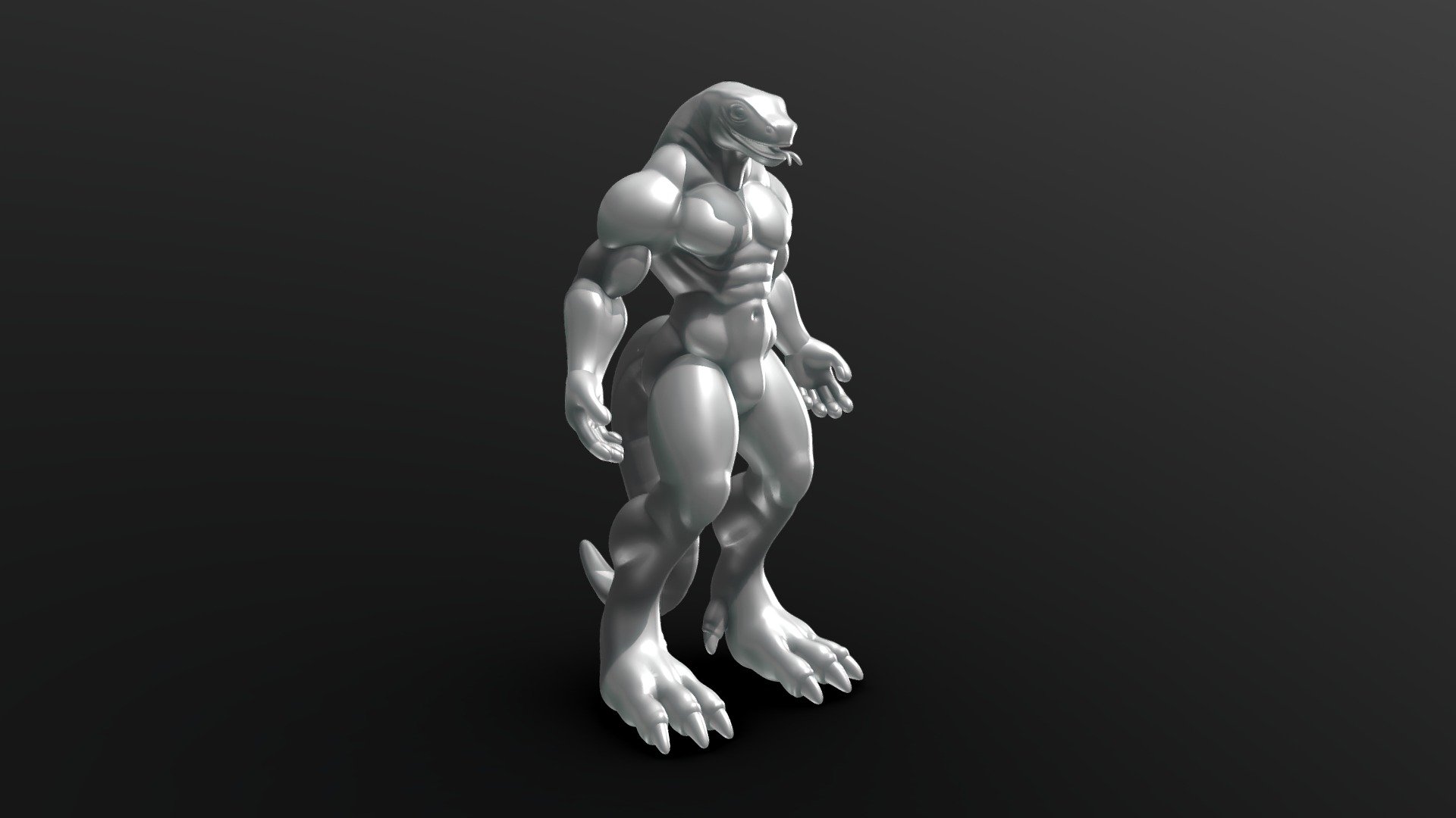 Lizard Base Mesh - Buy Royalty Free 3D model by 7PLUS [7c65516] - Sketchfab Store