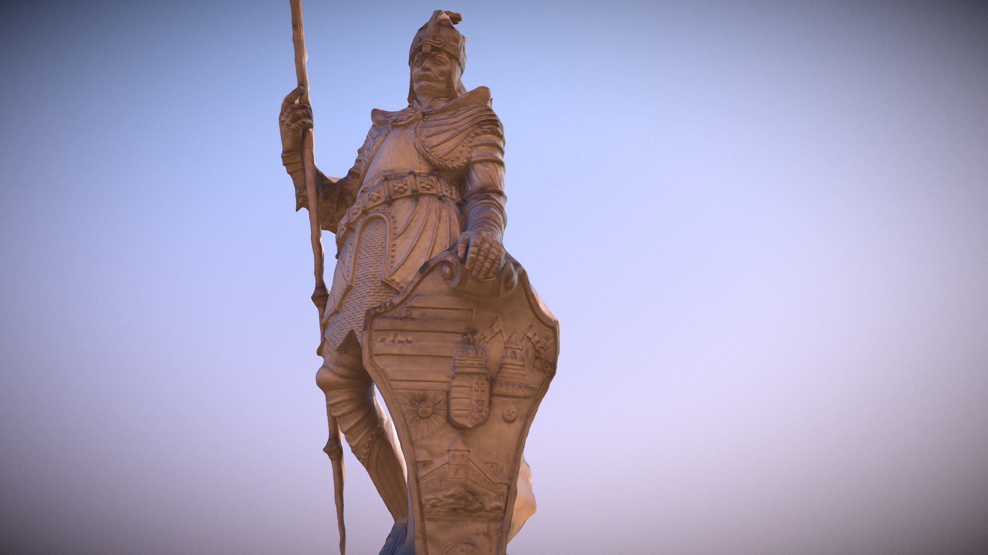 Halberdier in Armour 1909 Warrior - Buy Royalty Free 3D model by 21 ...