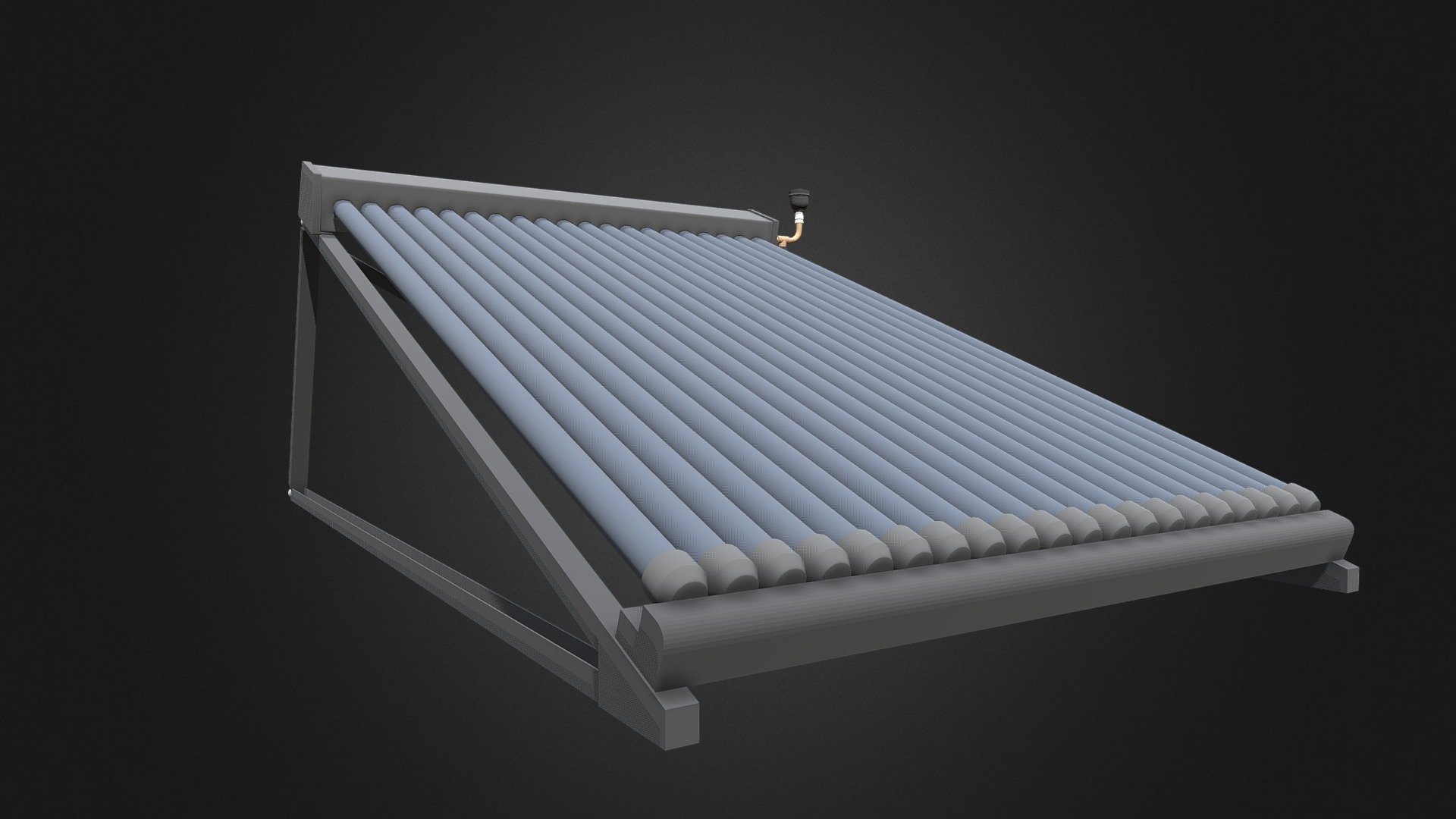 Solar Heater 3D Model - Buy Royalty Free 3D model by cgaxis [7c67860 ...