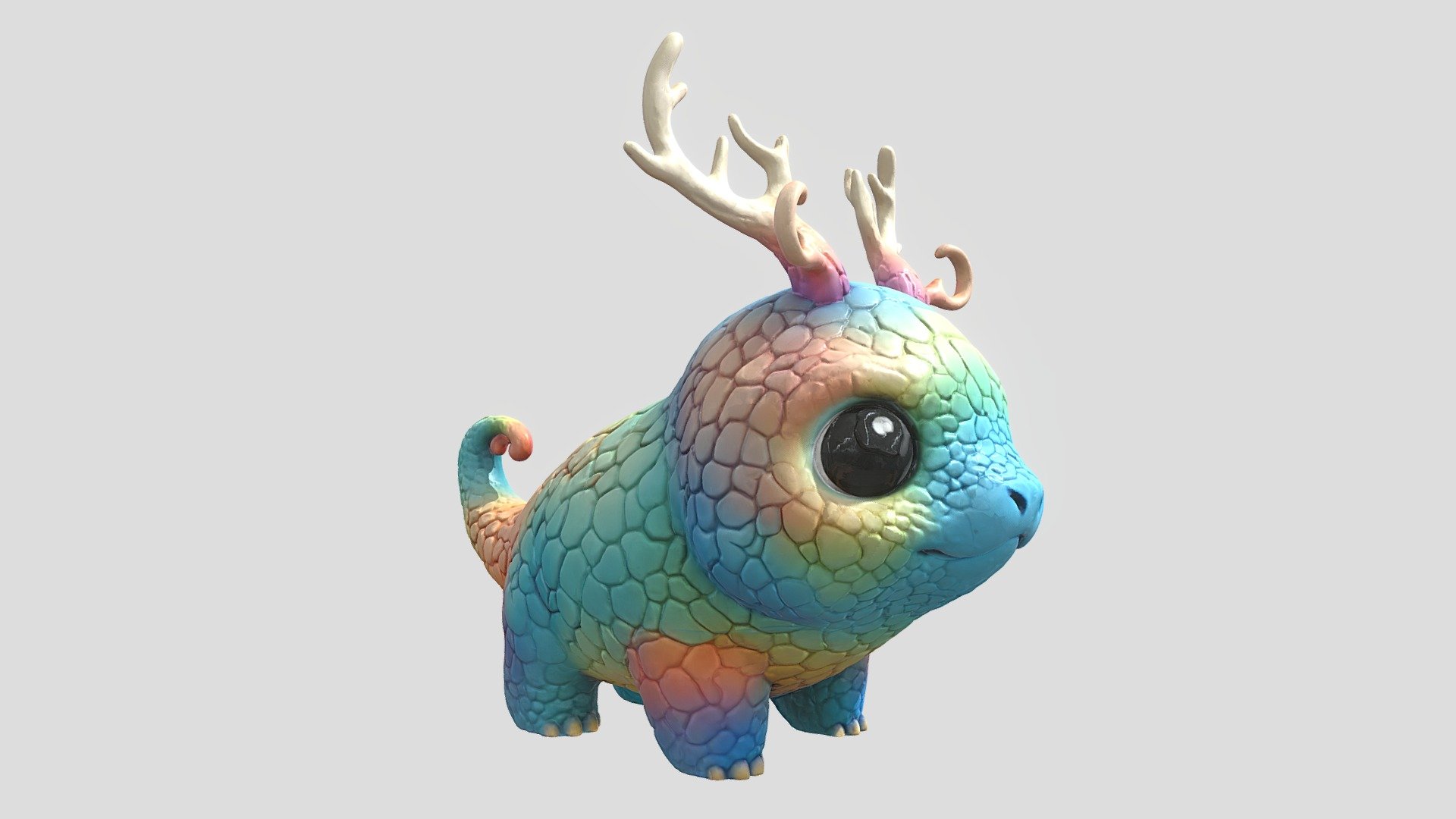 Cute Chibi Dino - Download Free 3D model by ItsKrish7 ...