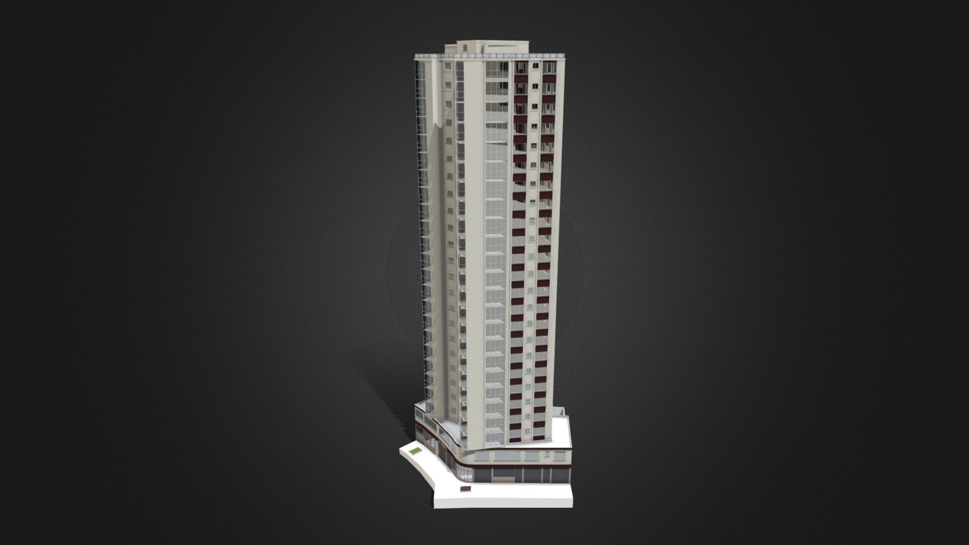 Edificio Fernando V - 3D model by LaPaz3600 [7c6a488] - Sketchfab
