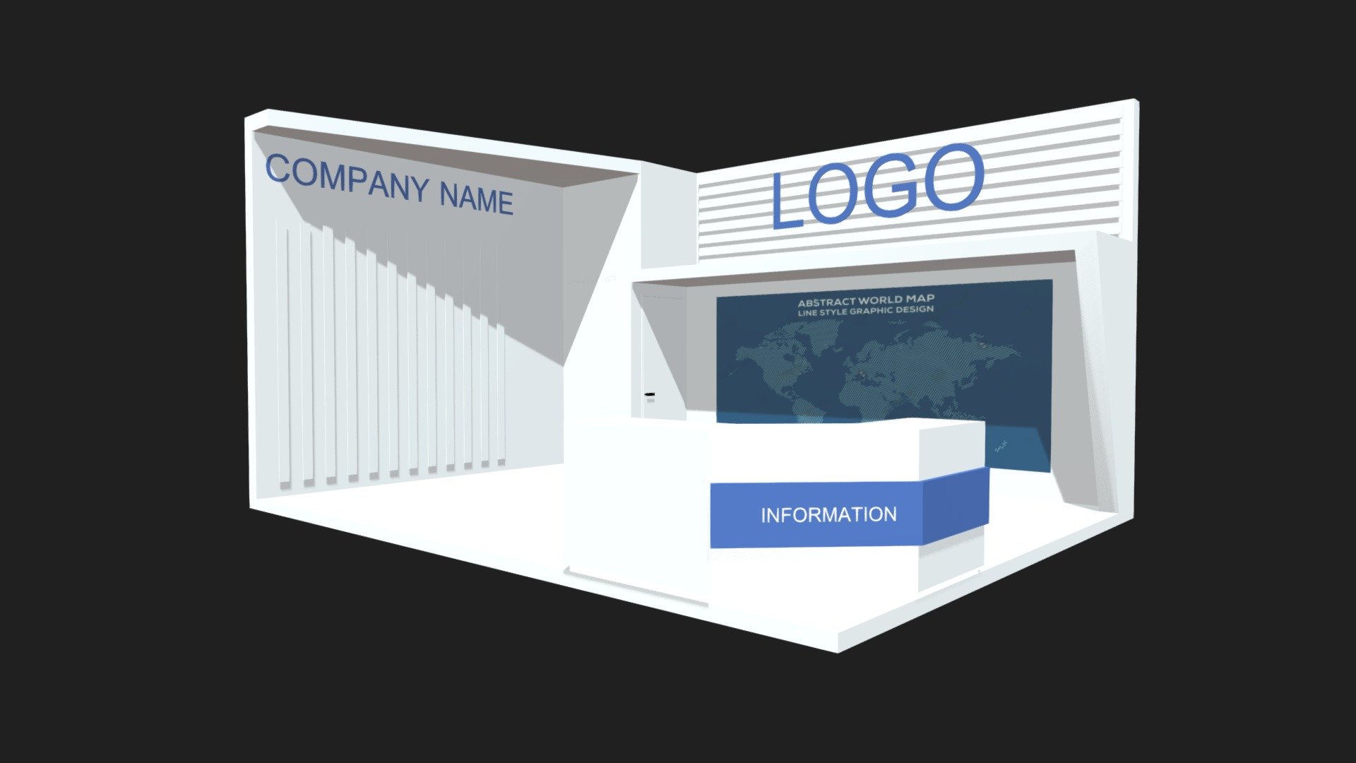 3D Exhibition Booth Model - 3D model by alirezamoarrefi [7c6b7f4 ...