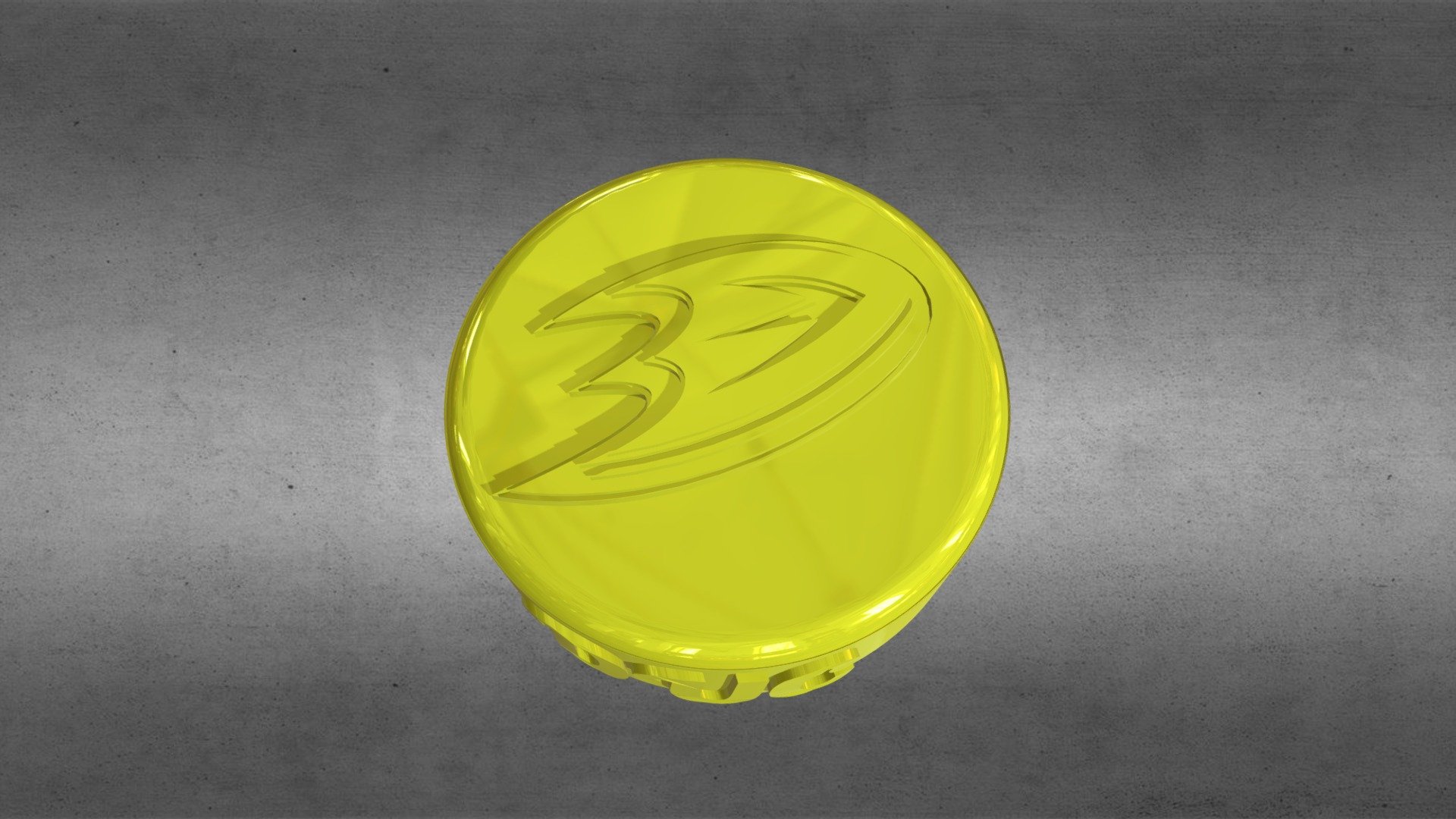 Anaheim Ducks Hockey Puck - 3D model by trussell1691 [7c6d281] - Sketchfab