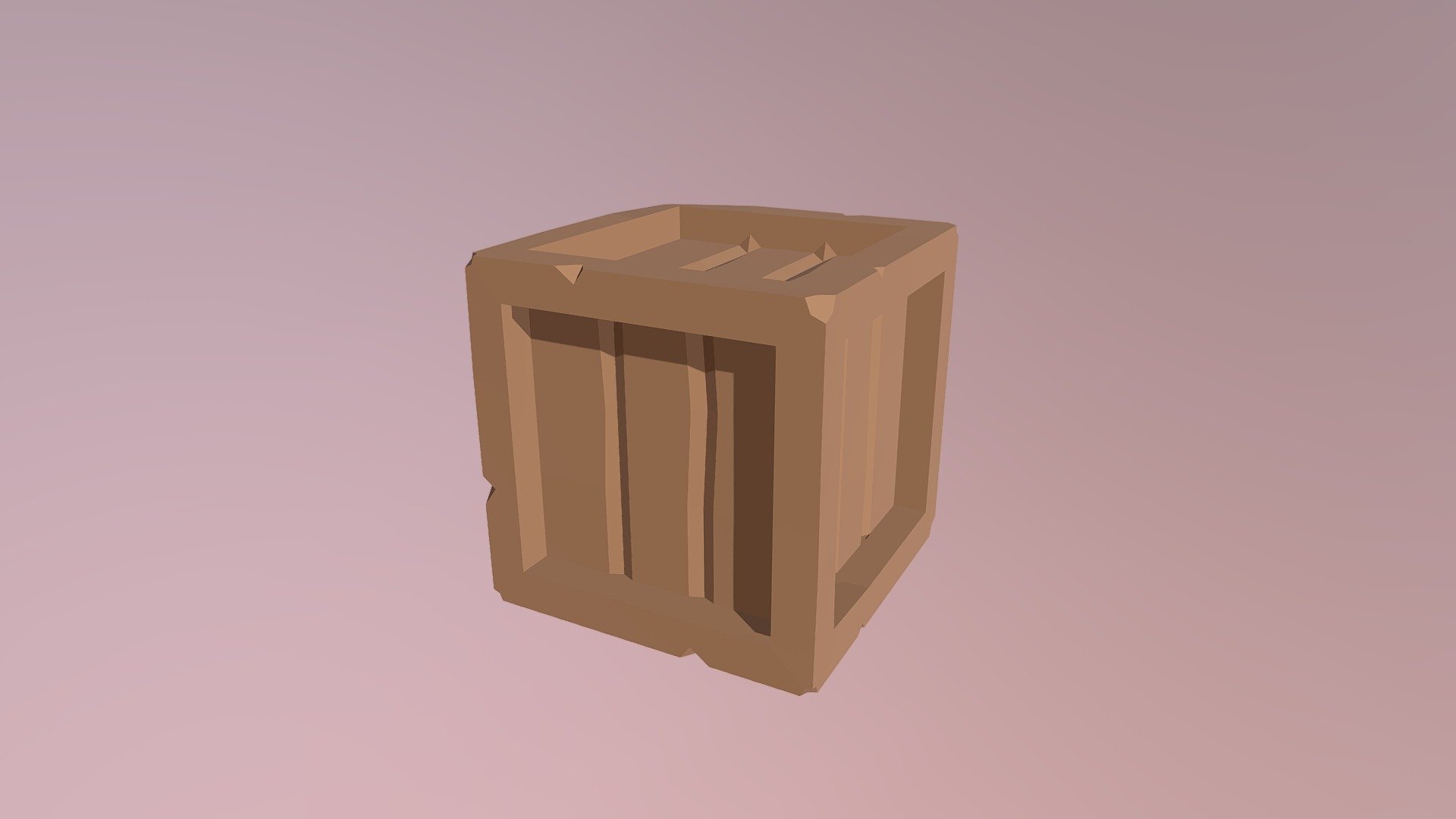 Low Poly Crate - Download Free 3D model by TheSaltyArtist [7c6e683 ...