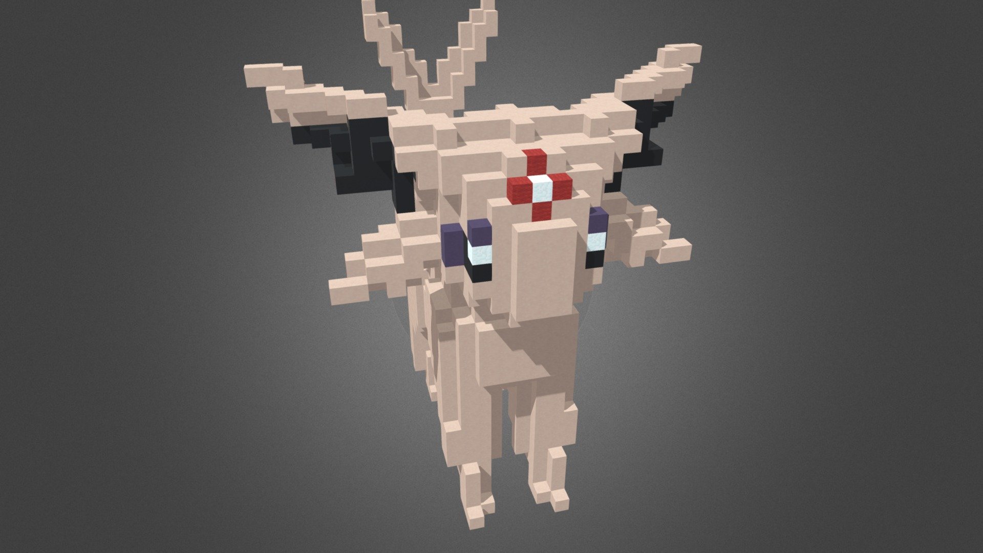 Voxel Espeon - 3D model by DrawingEnah | Enah & Kevin (@DrawingEnah ...