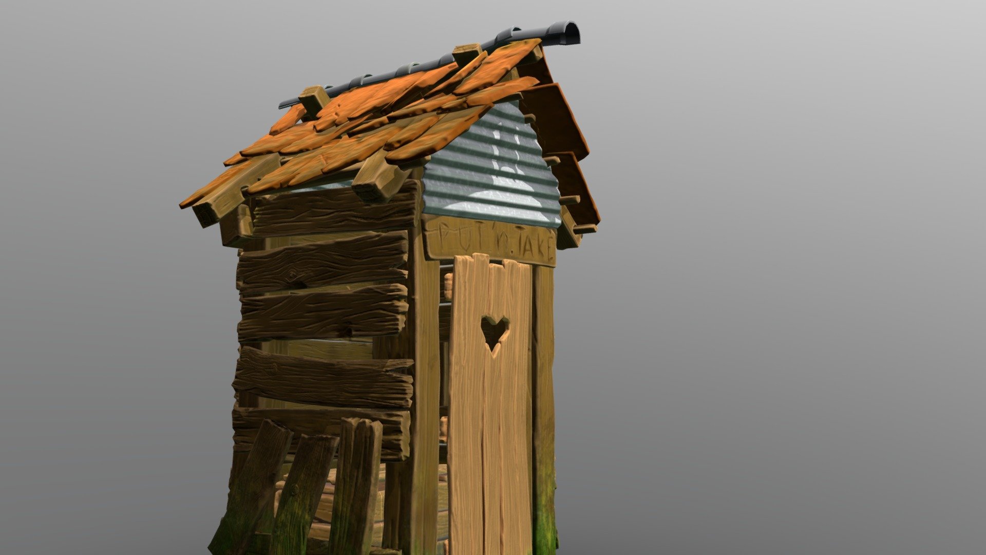Outhouse - Download Free 3D model by Lutri [7c7087a] - Sketchfab