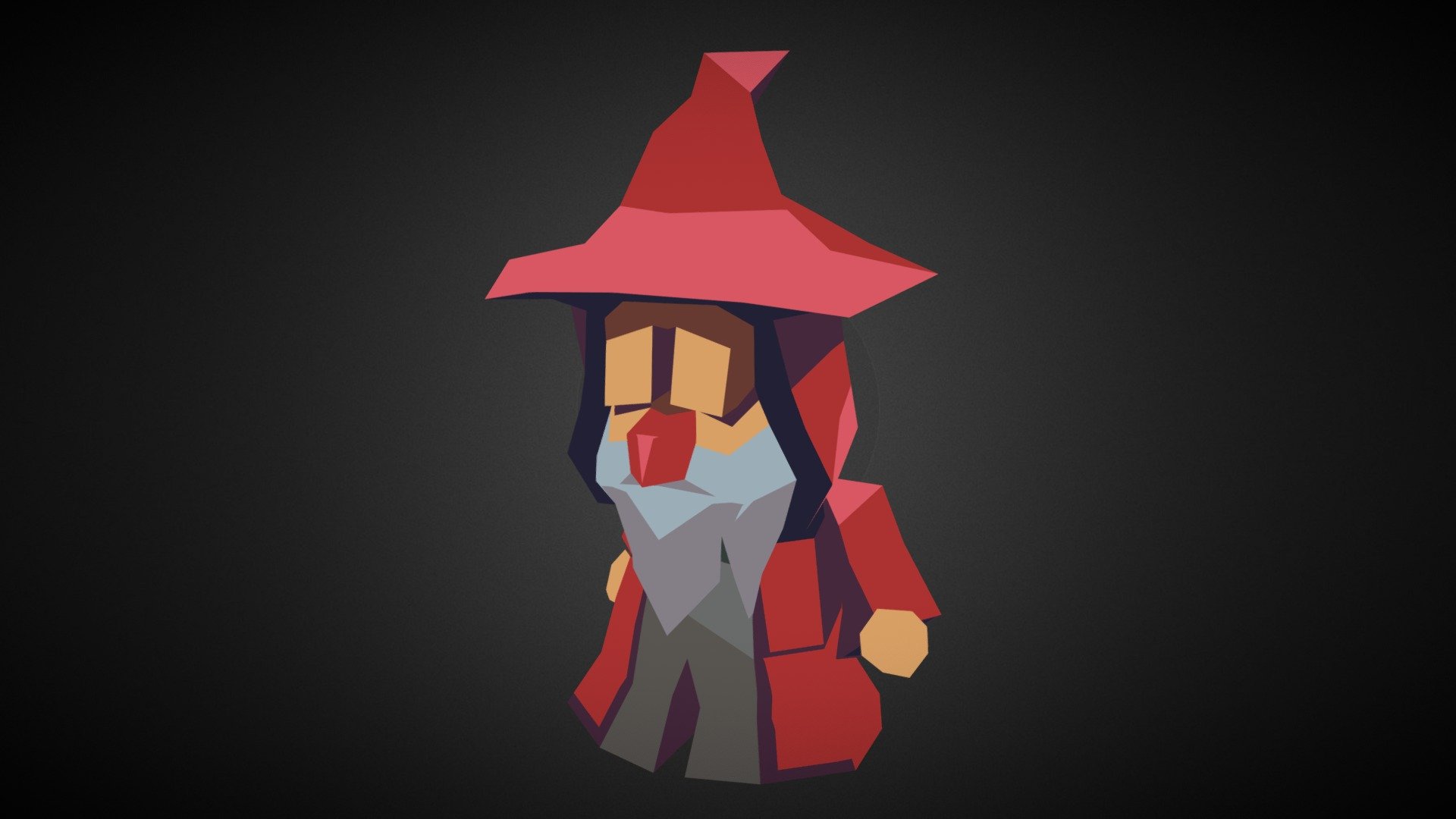 Grumpy Wizard - 3D model by SomjadeChunthavorn [7c70966] - Sketchfab