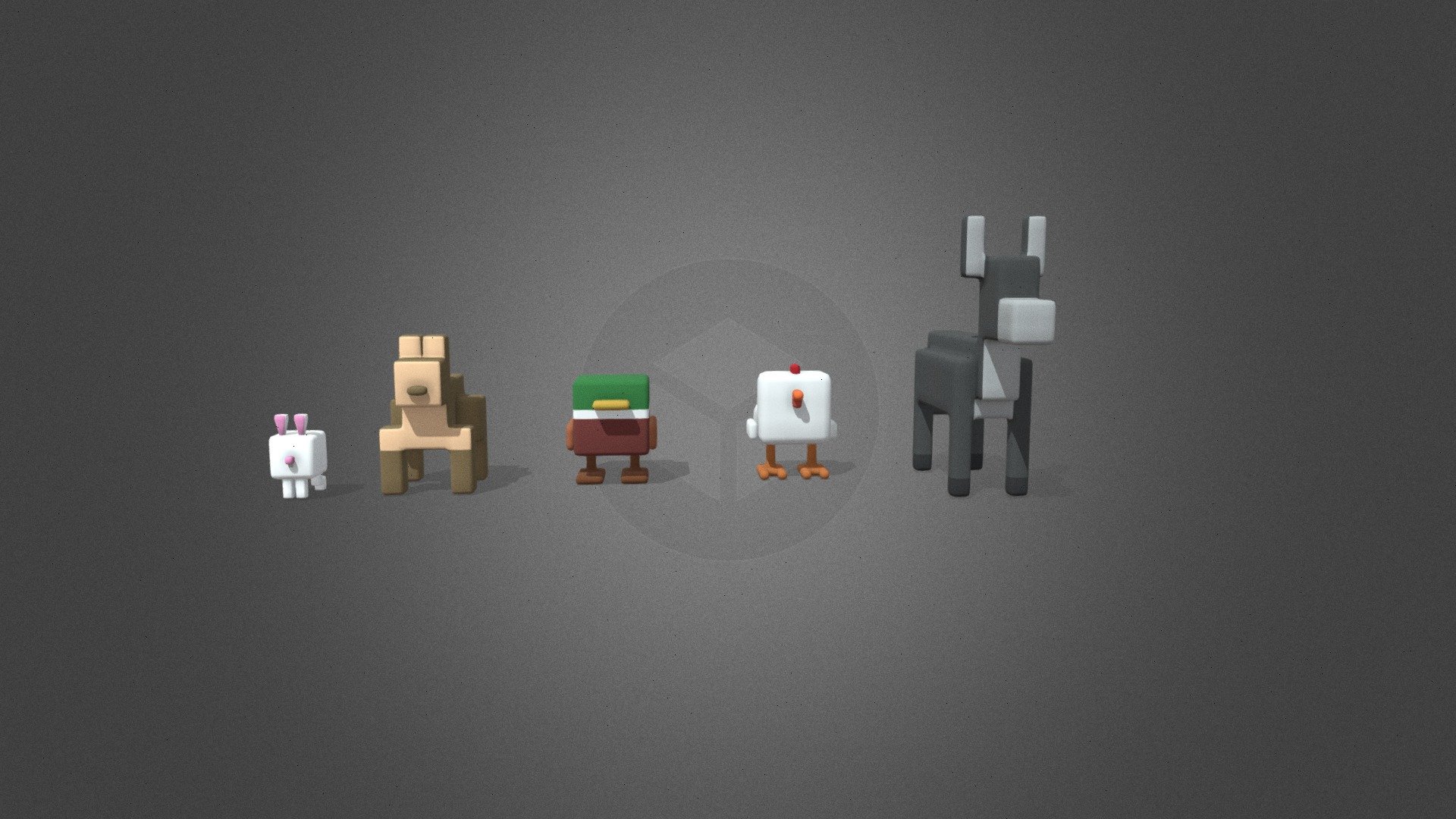 Voxel Animals Collection - Download Free 3D model by Ay23man [7c710da ...