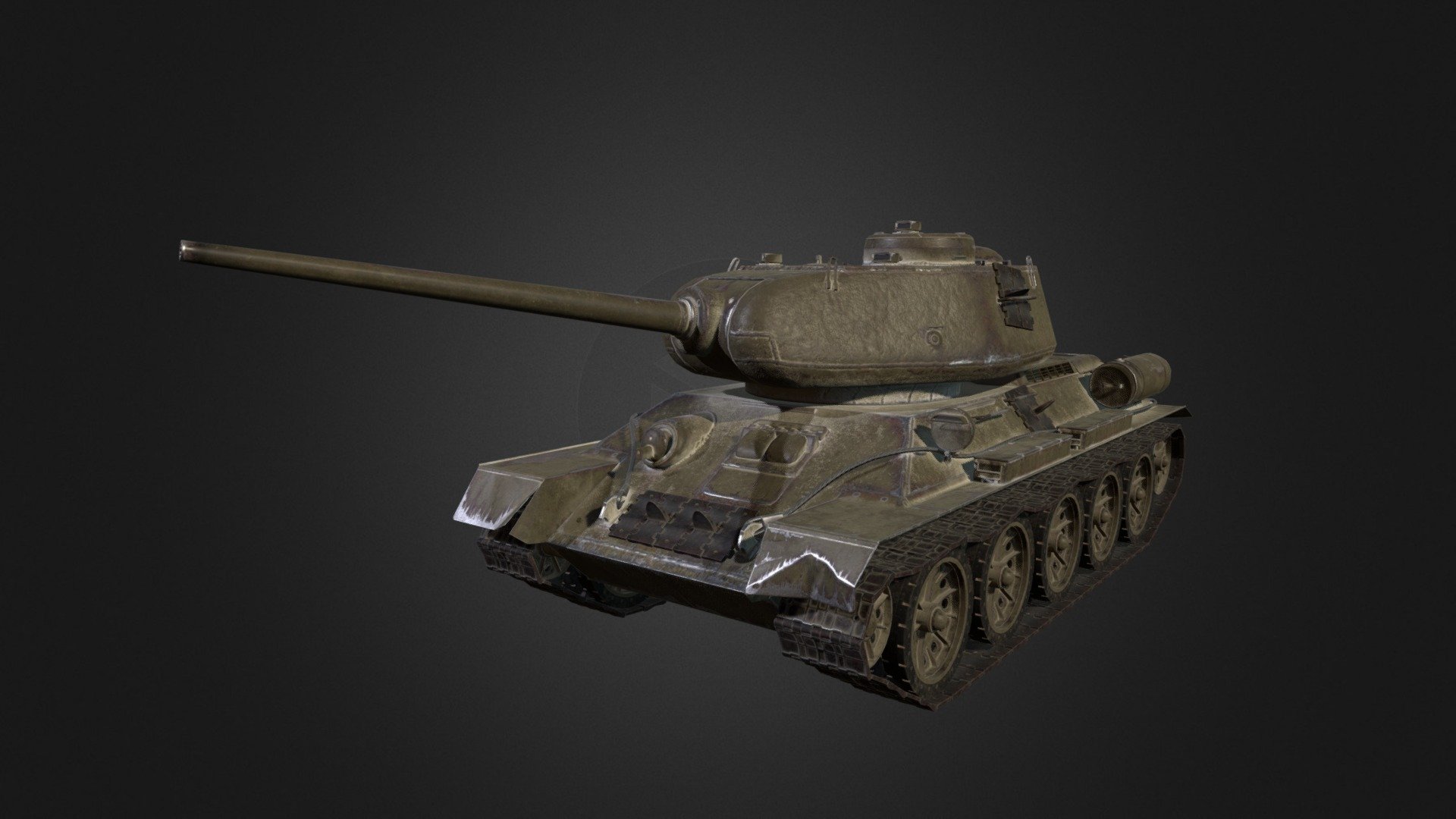 Tank T-34 - 3D model by 3D-Ace [7c722c5] - Sketchfab