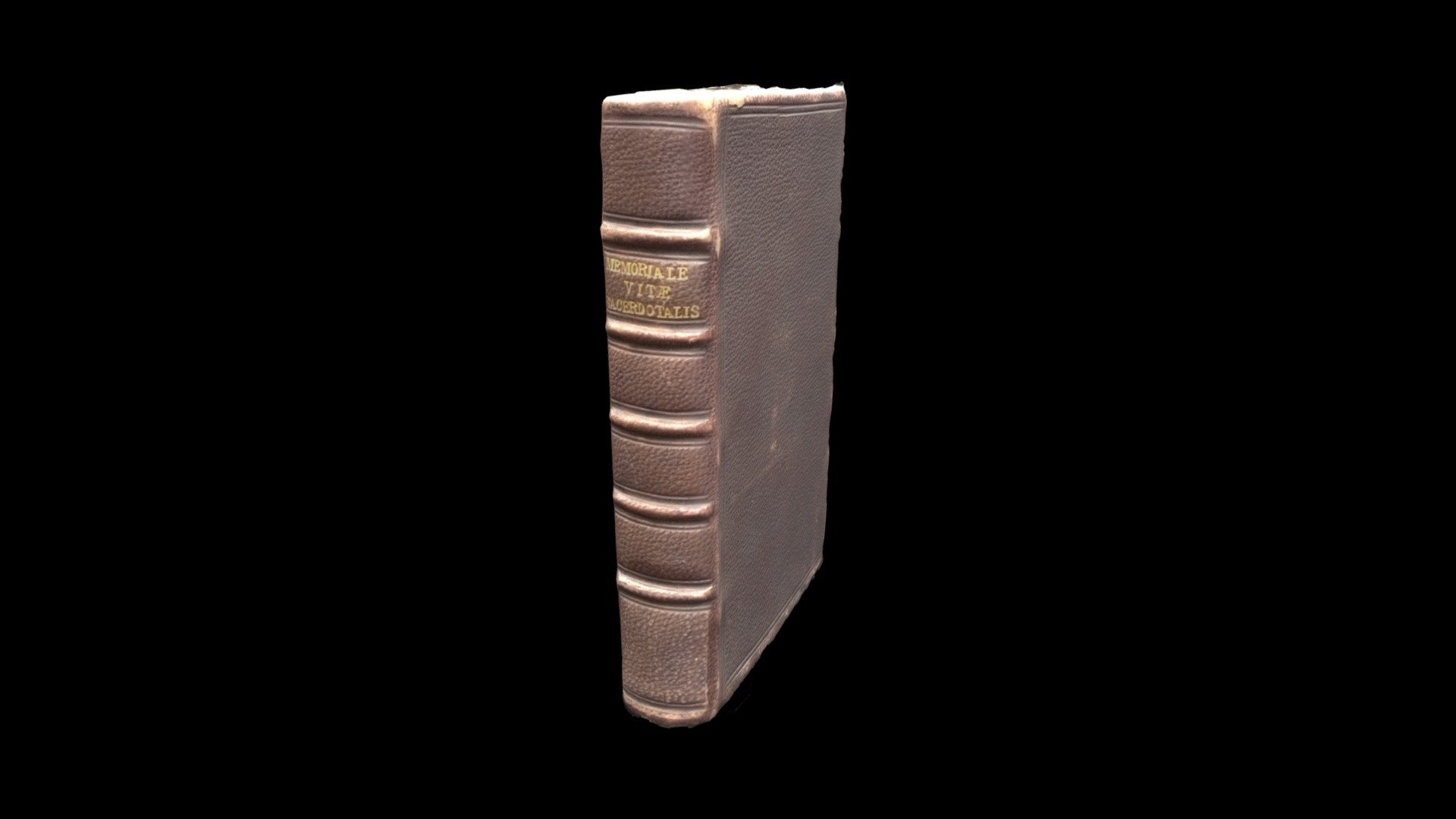 Brown Goatskin binding (Goold) 1861-1865 - 3D model by Huw Sandaver ...
