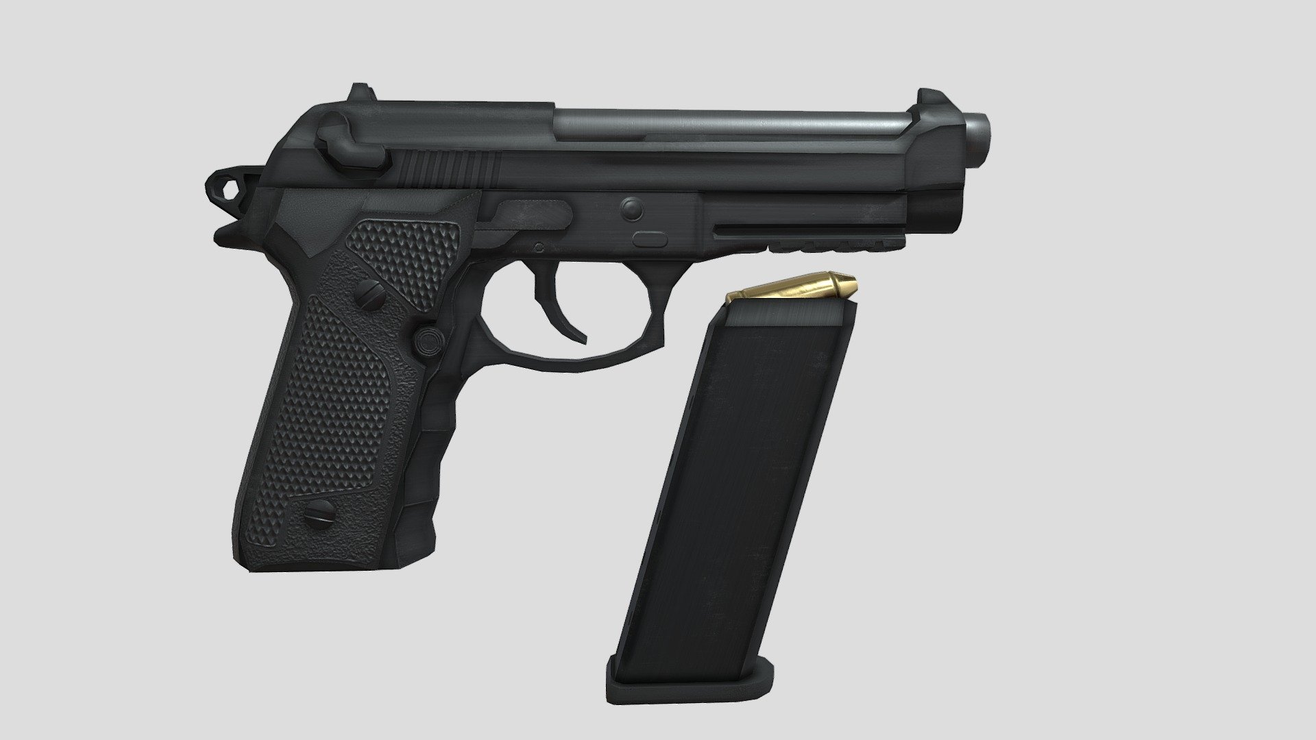 M9 Pistol - Download Free 3D model by thenamesblox [7c72fe0] - Sketchfab