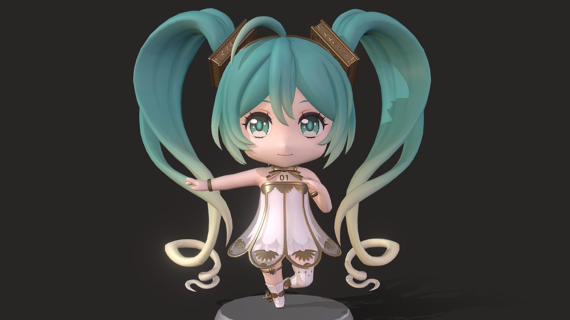 MIKU - 3D model by YAN (@YAN2017) [7c736e4] - Sketchfab