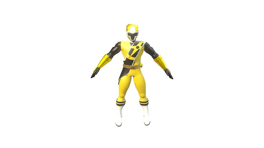Yellow Ranger - 3D model by Spuke Animation (@spukeanimation) [7c76177 ...