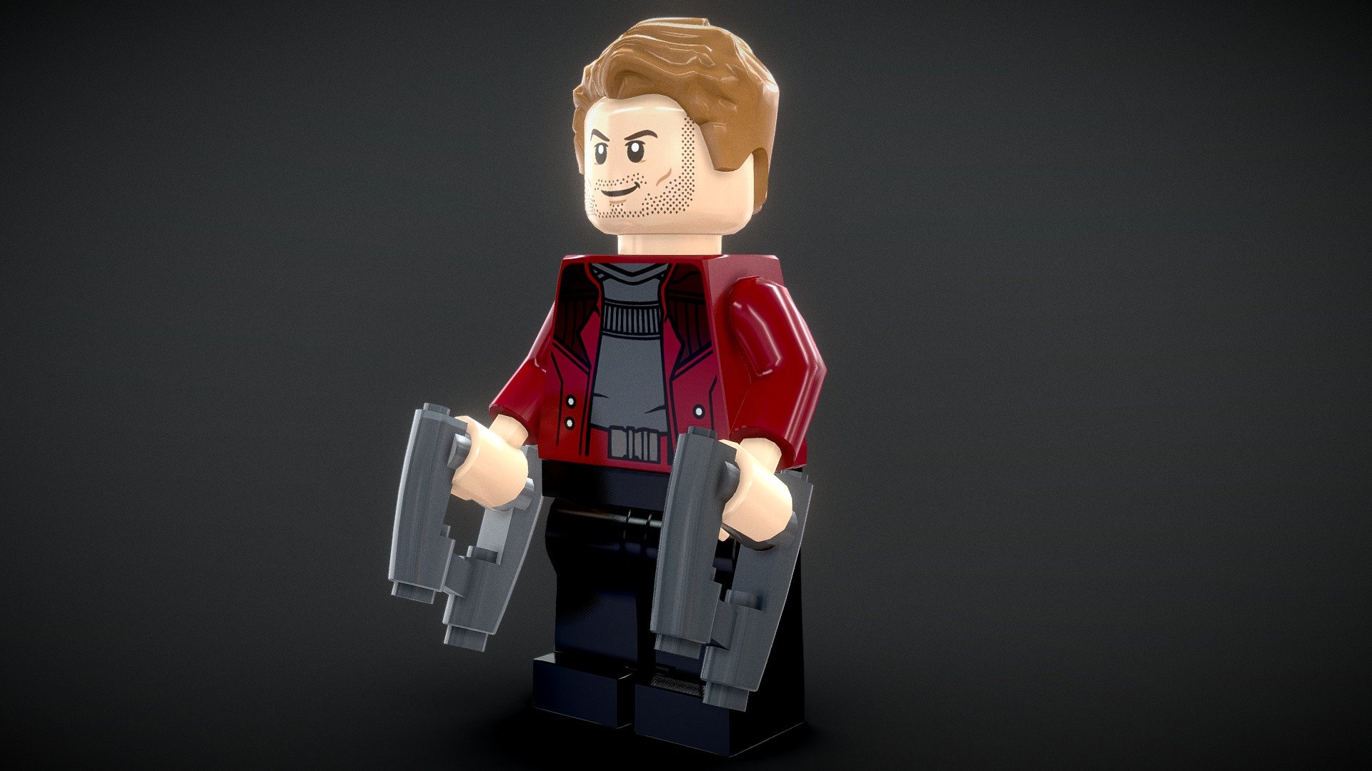 LEGO - Star-lord - Buy Royalty Free 3D model by Vincent Yanez ...