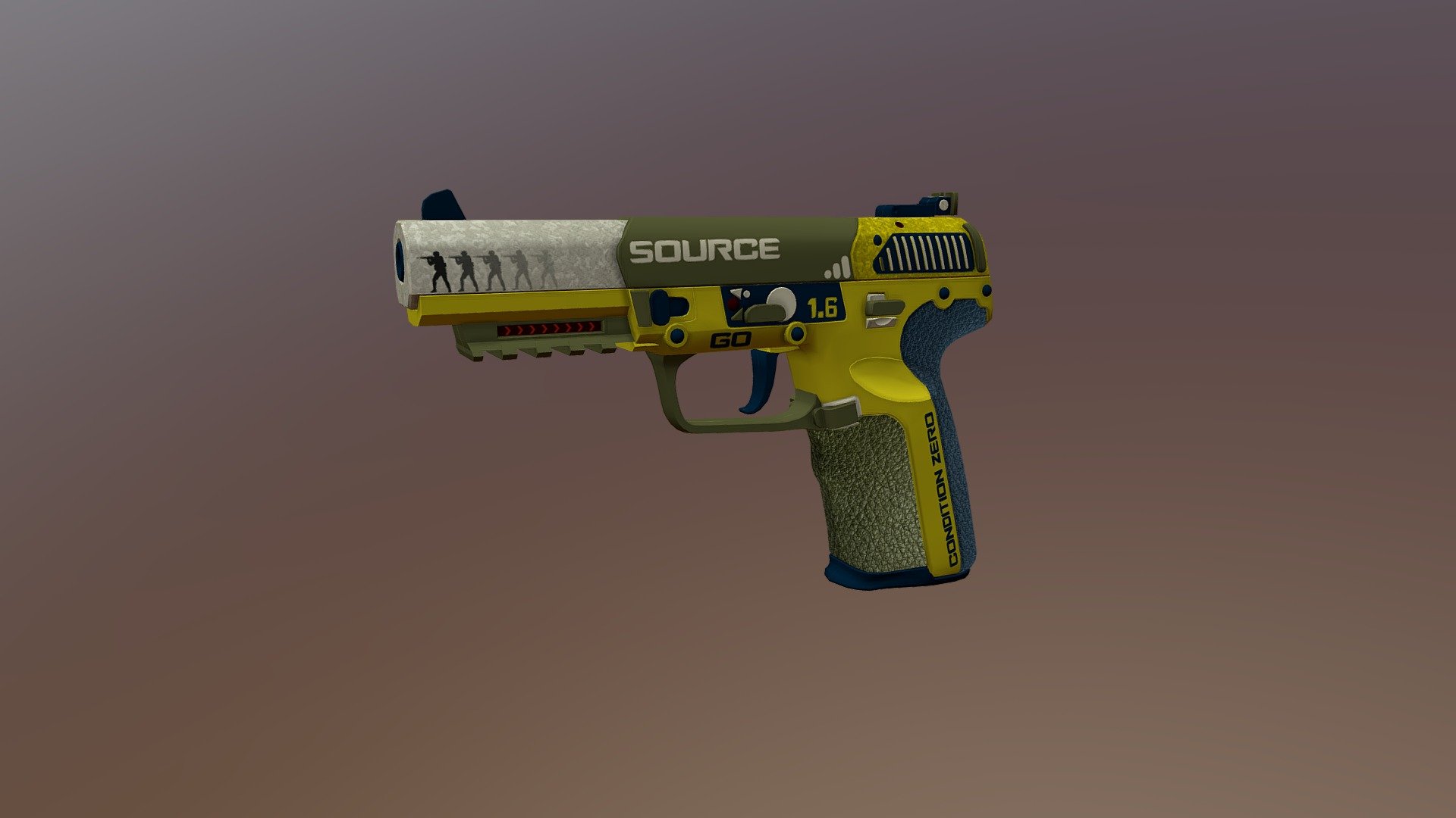 Five-seveN | Anthology - 3D model by Clu (@clu2) [7c77629] - Sketchfab