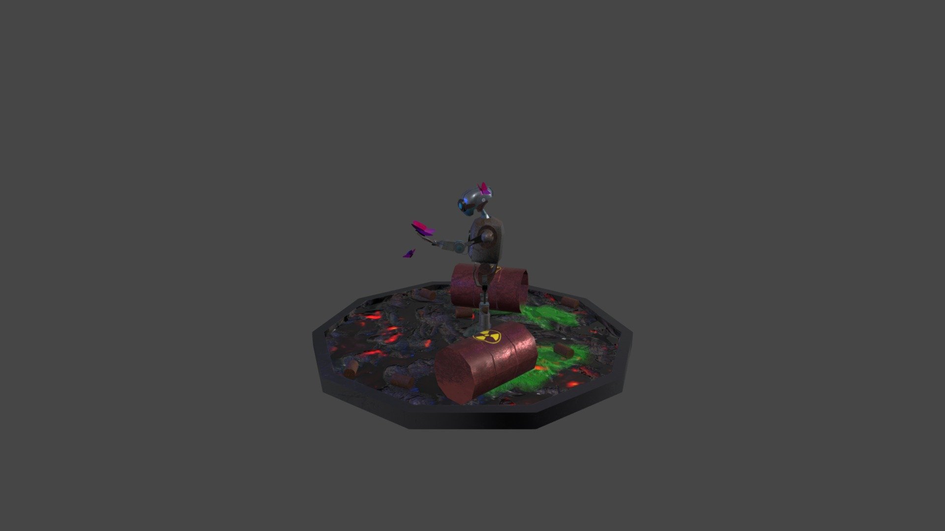 Robot_001 - 3D model by Emilie (@Emilie_C-Fournier) [7c782a9] - Sketchfab