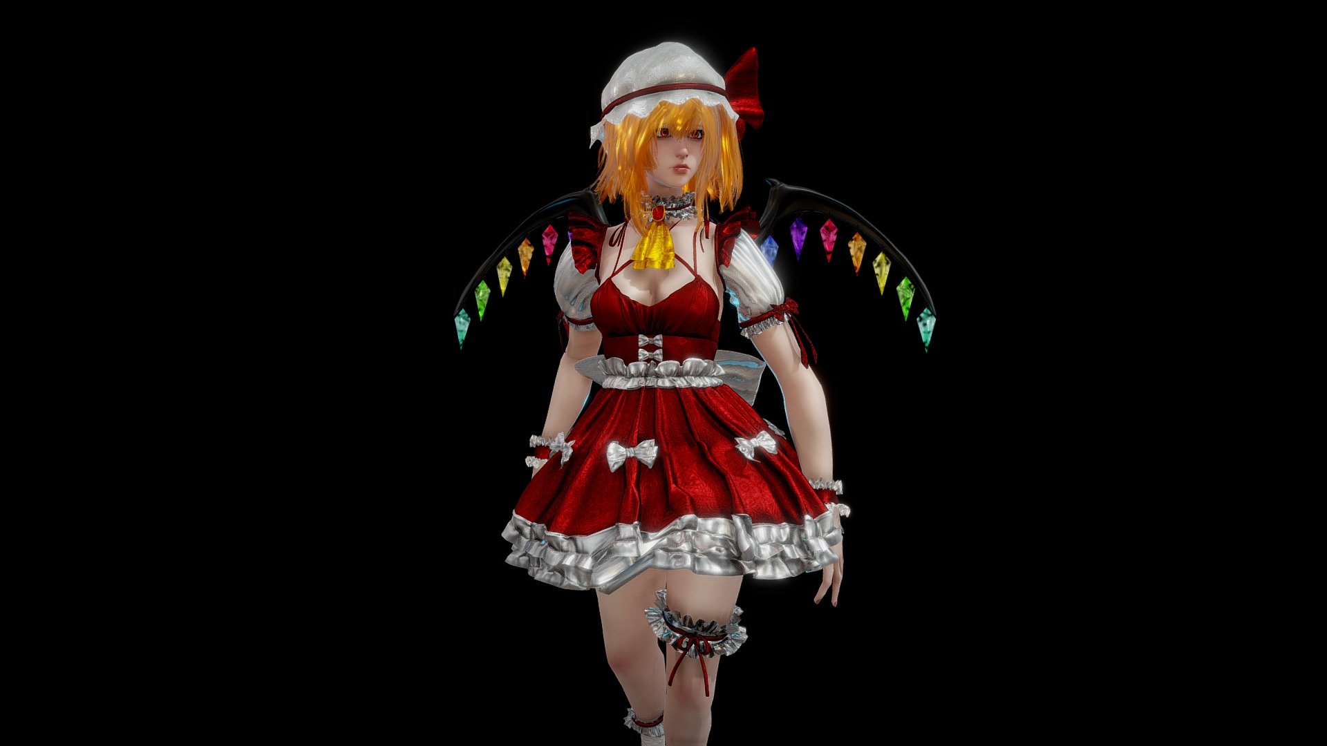 U.N. Owen - Flandre Scarlet - 3D model by Kubrick Vega (@kubrivk ...