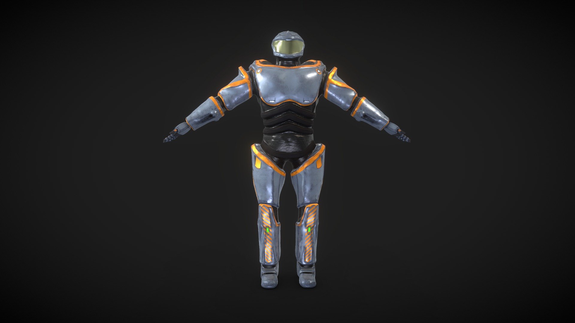 Robot - android. - Download Free 3D model by Nik Vega (@nik_vega ...