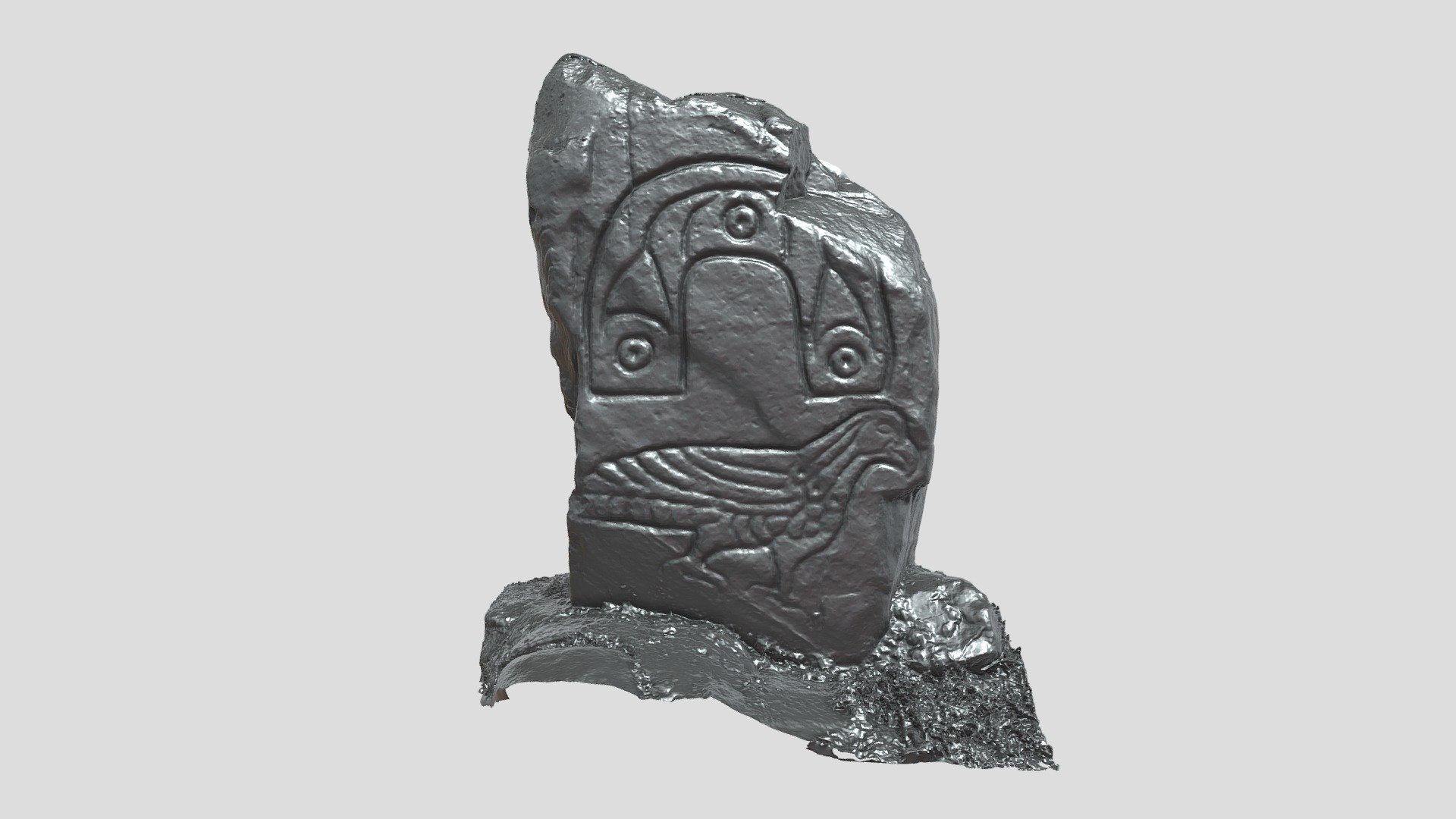 Eagle Stone Strathpeffer - 3D model by ARThompson [7c7b1d2] - Sketchfab