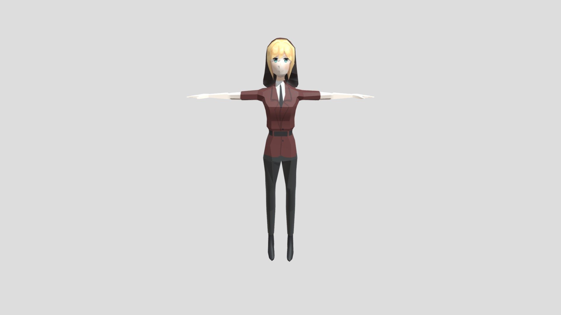 Red Riding Hood Low Poly Model - Download Free 3D model by ninac ...